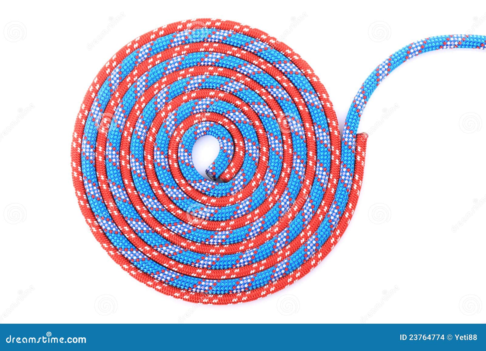 Red blue rope spiral stock photo. Image of blue, anchorage - 23764774