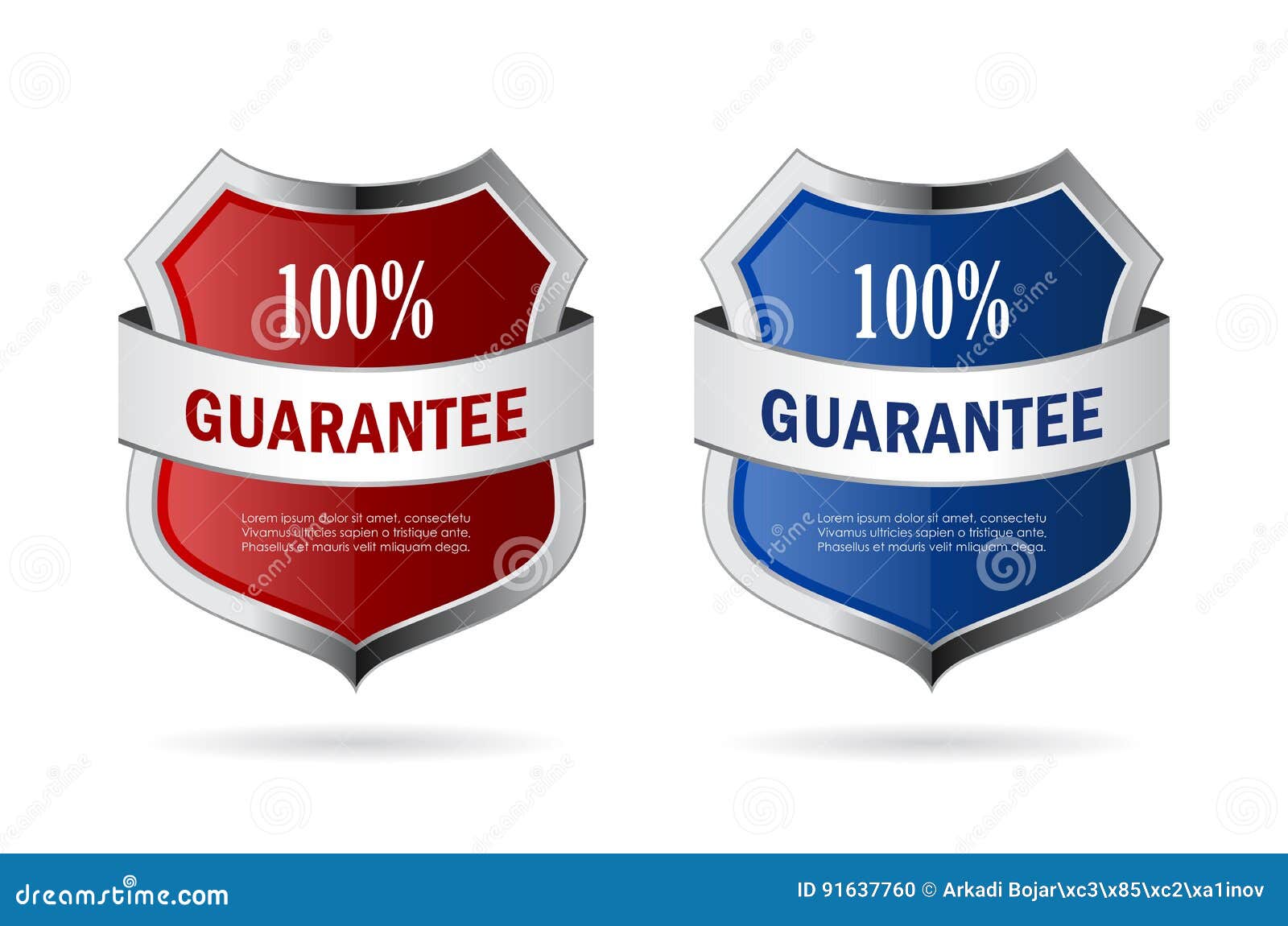 Red and Blue Security Shield Vector Icon Stock Vector - Illustration of ...