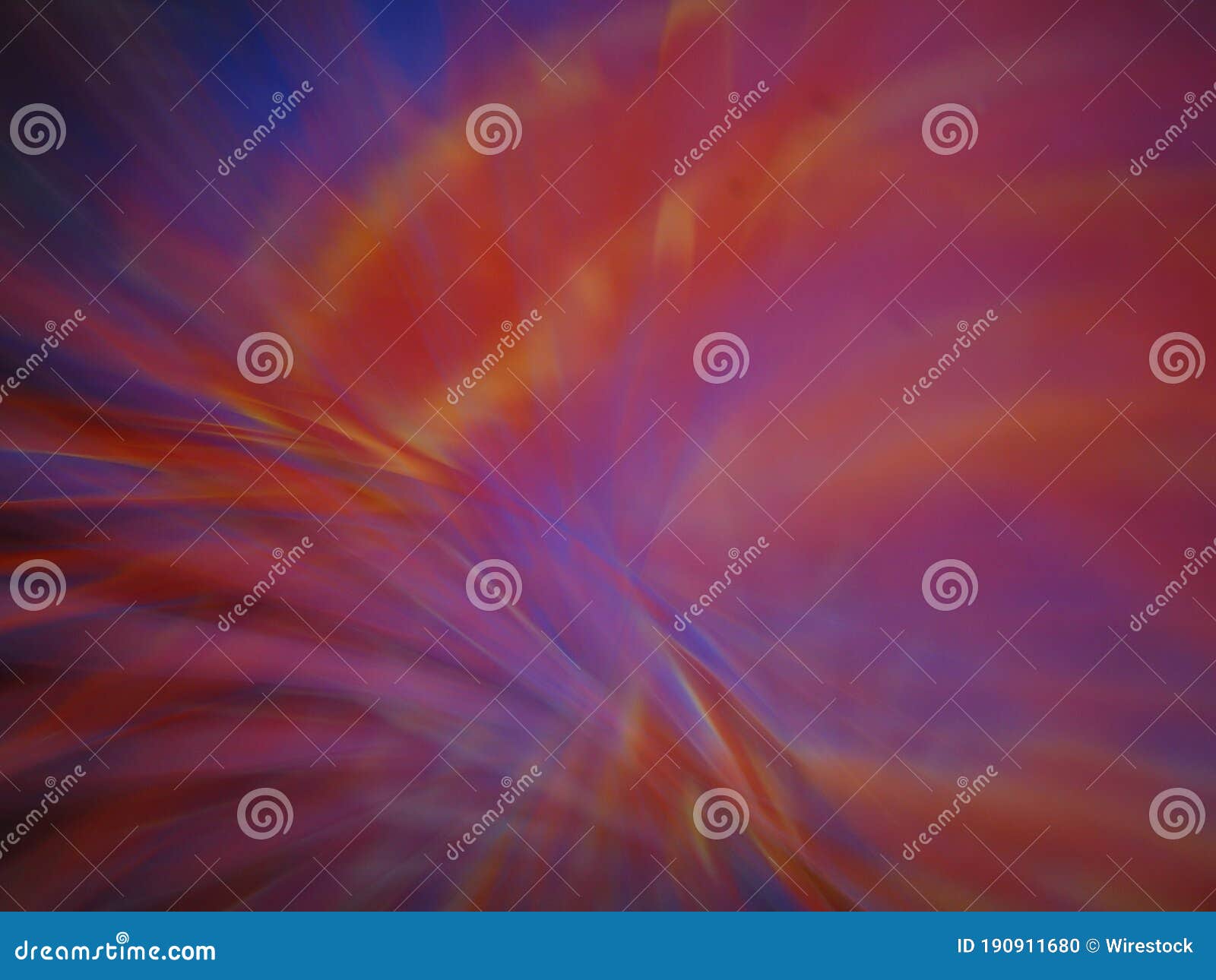 Red and Blue Shaded Shot of Intersecting Refracted Abstract Light ...