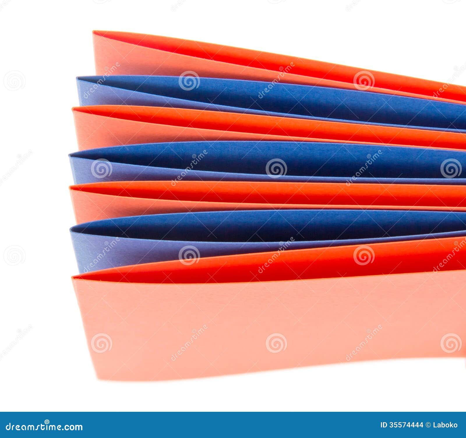 The Red and Blue Sheets of Paper Stock Photo - Image of textured, white ...