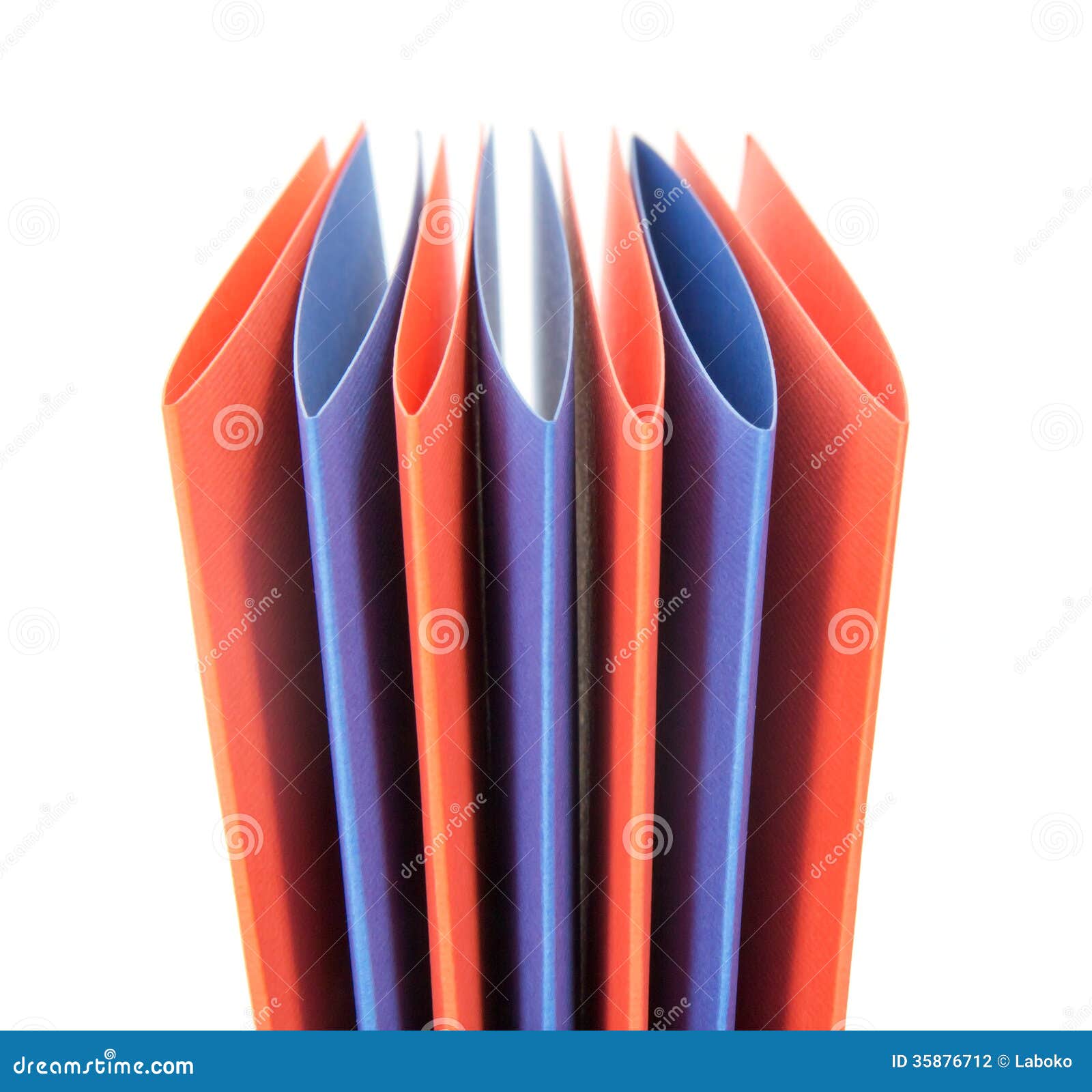 Red and Blue Sheets of Paper Stock Photo - Image of decorative, blank ...