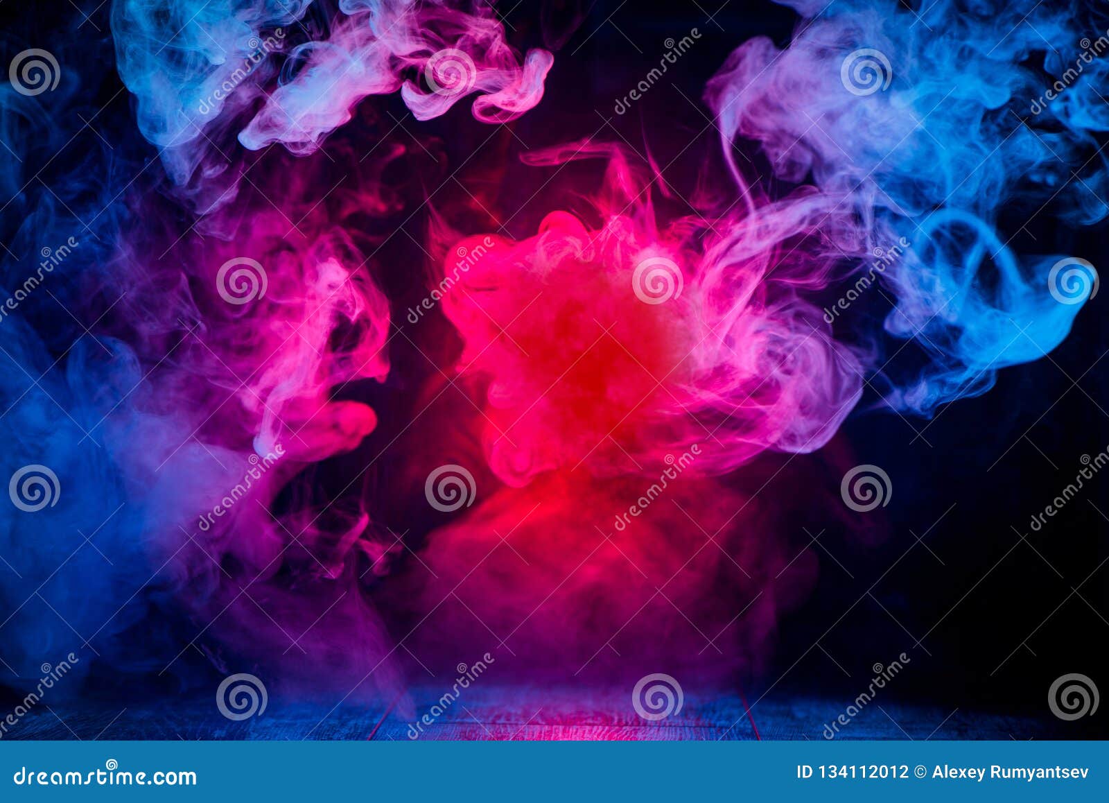 Red and Blue Smoke Patterns Stock Photo - Image of concept, smoke ...