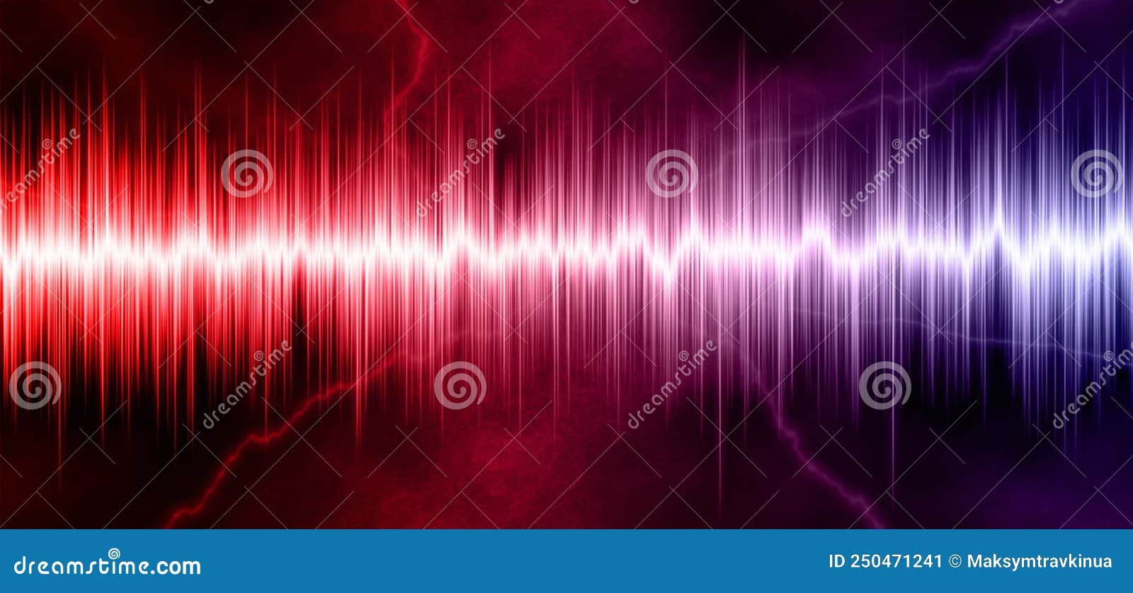 Red And Blue Sound Waves Background Stock Photography | CartoonDealer ...