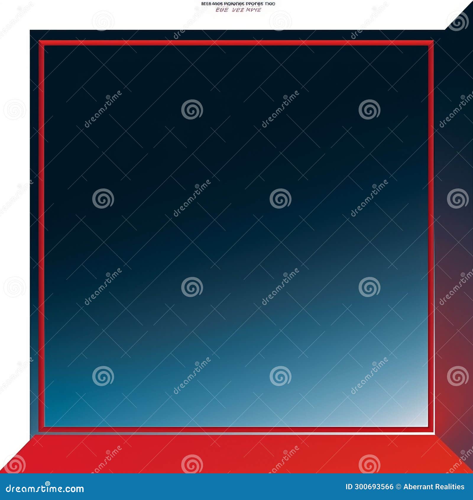 A Red and Blue Square with a White Border Stock Illustration ...
