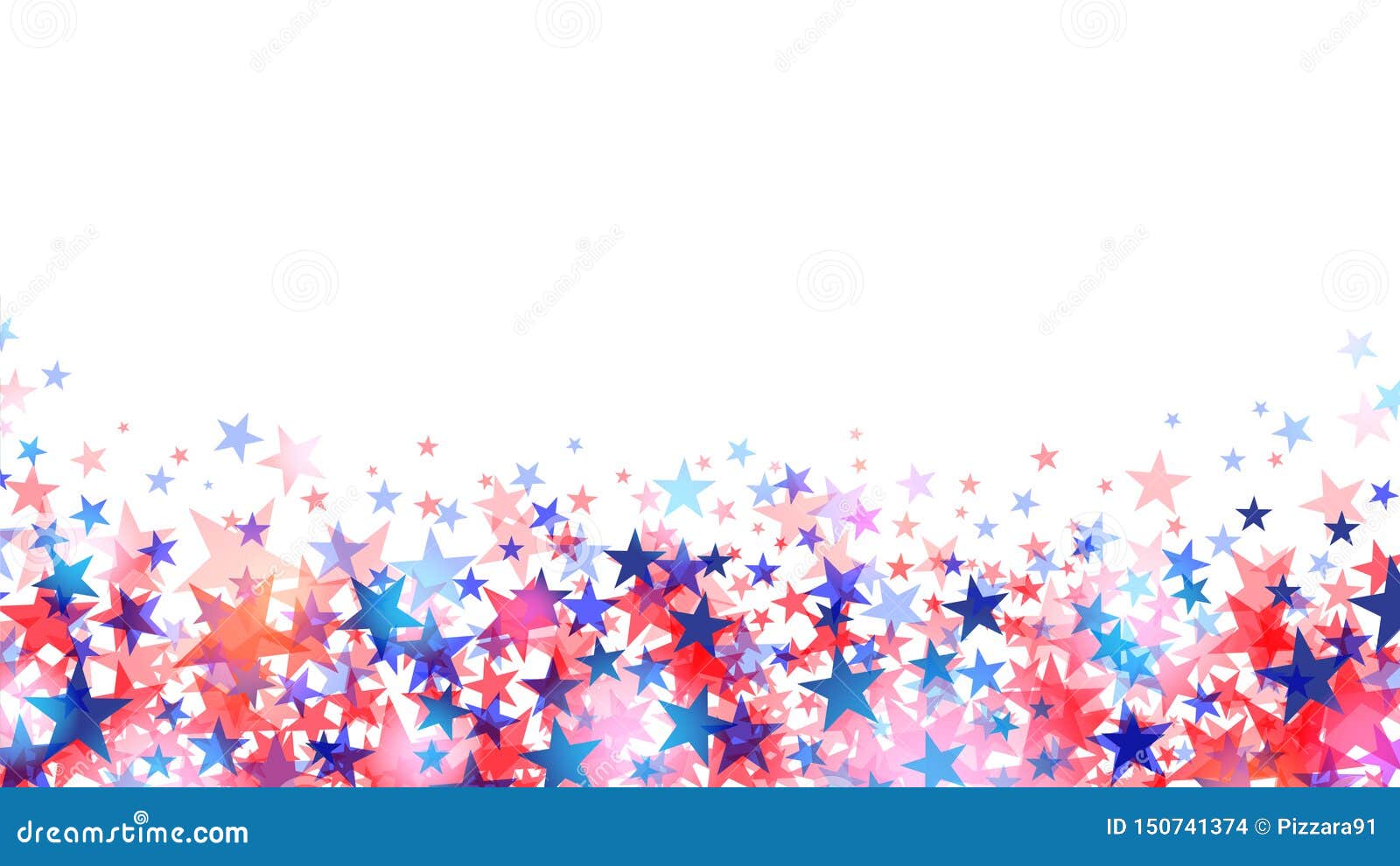 Blue Sky And Stars Background Cartoon Vector | CartoonDealer.com #6870115
