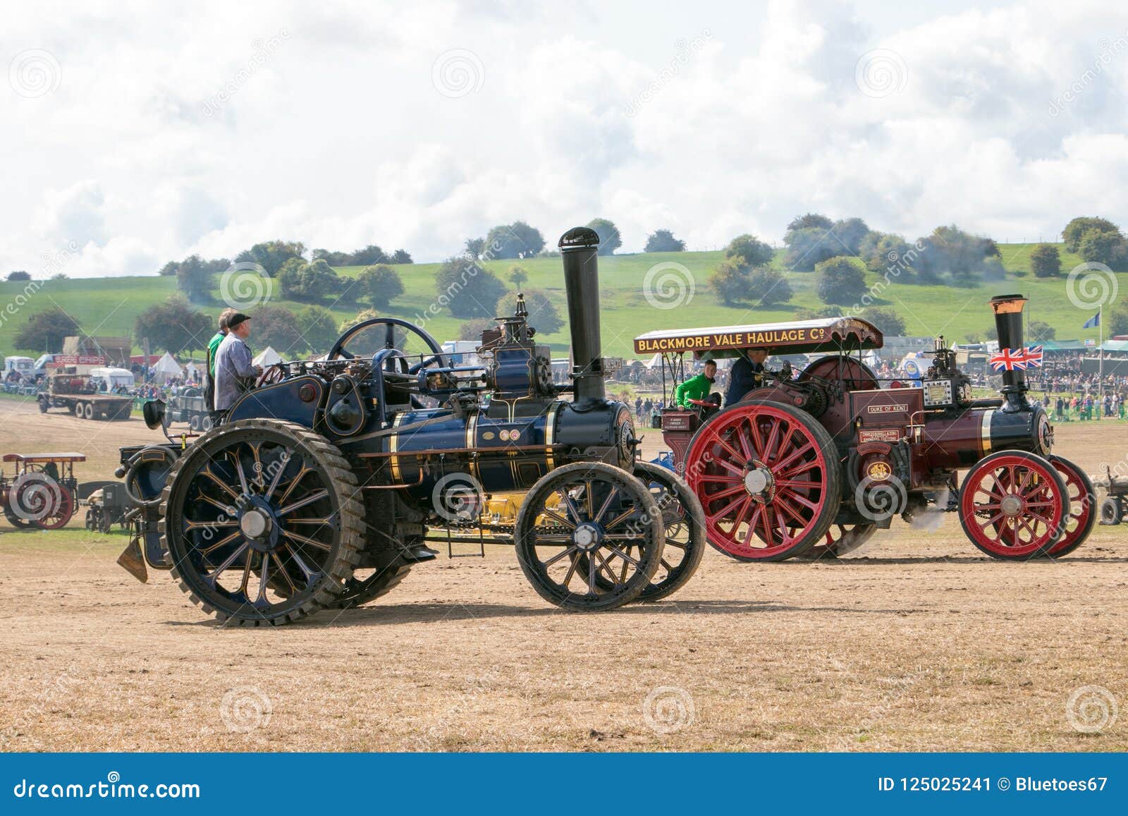 Steam traction engine editorial photo. Image of farm - 125025241
