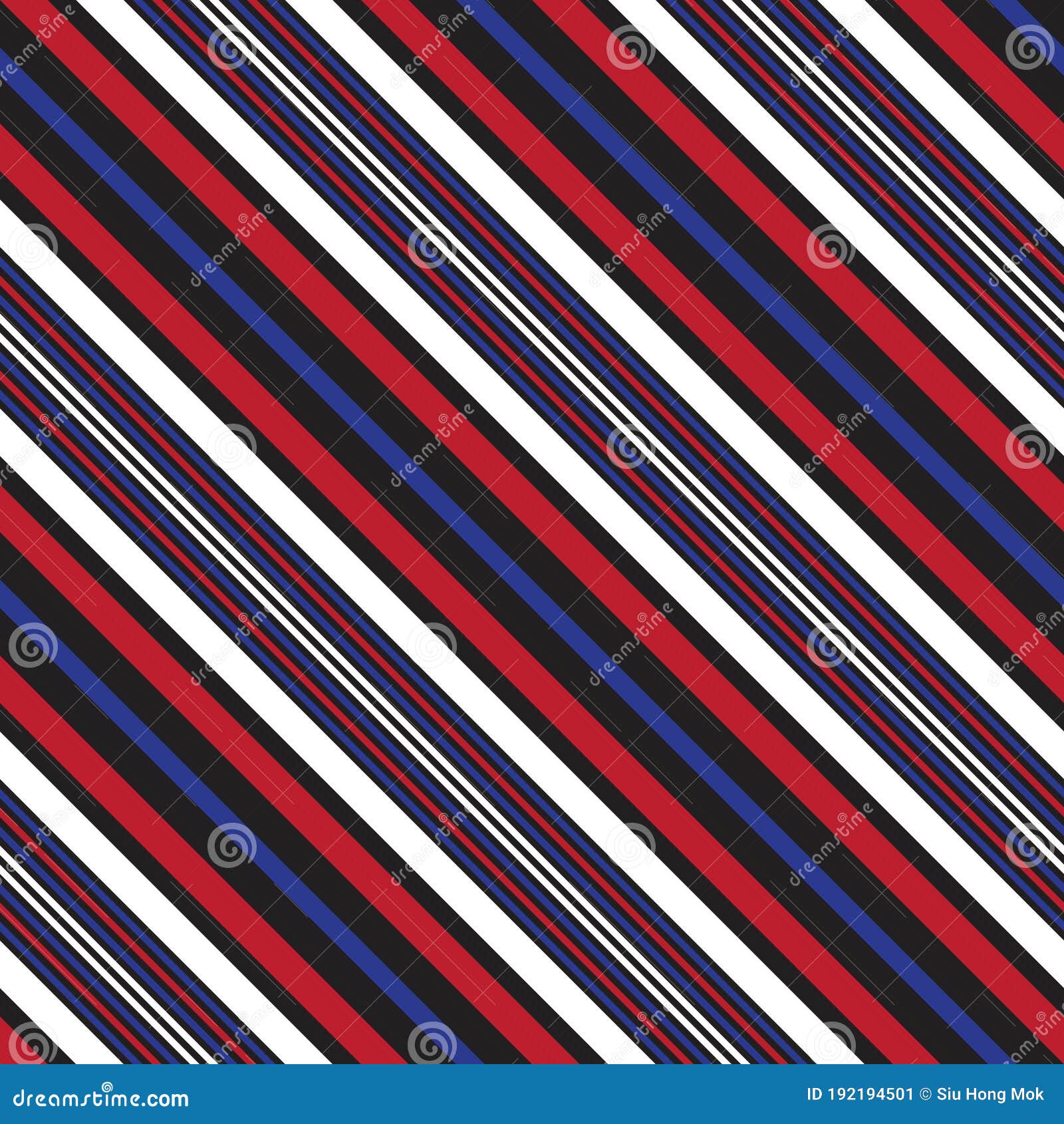 Red and Blue Stripe Seamless Pattern Background in Diagonal Style Stock ...