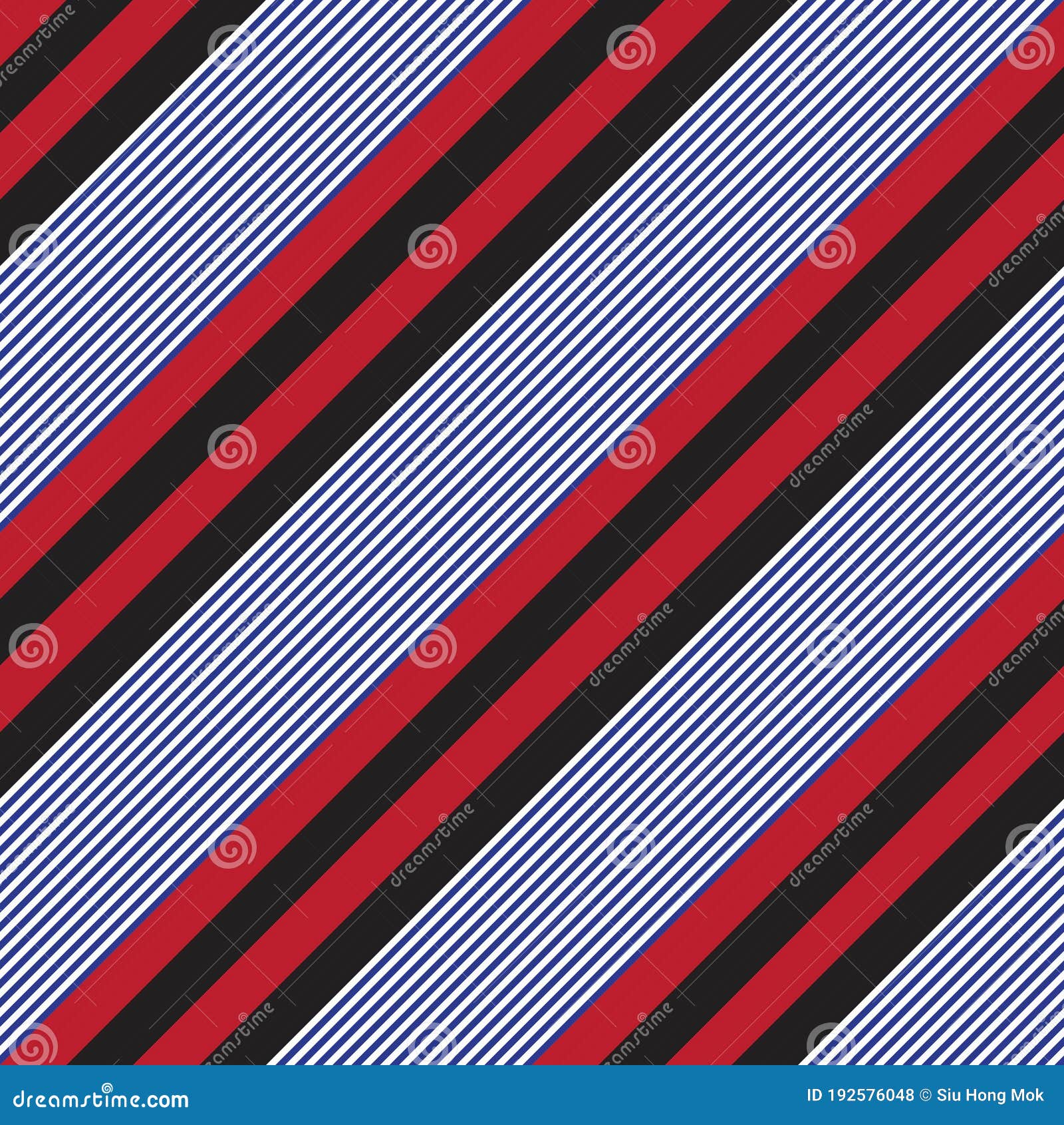 Red and Blue Stripe Seamless Pattern Background in Diagonal Style Stock ...