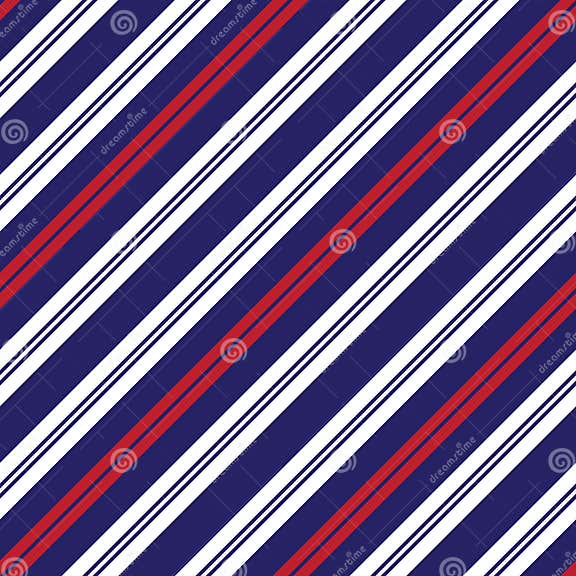 Red and Blue Stripe Seamless Pattern Background in Diagonal Style Stock ...