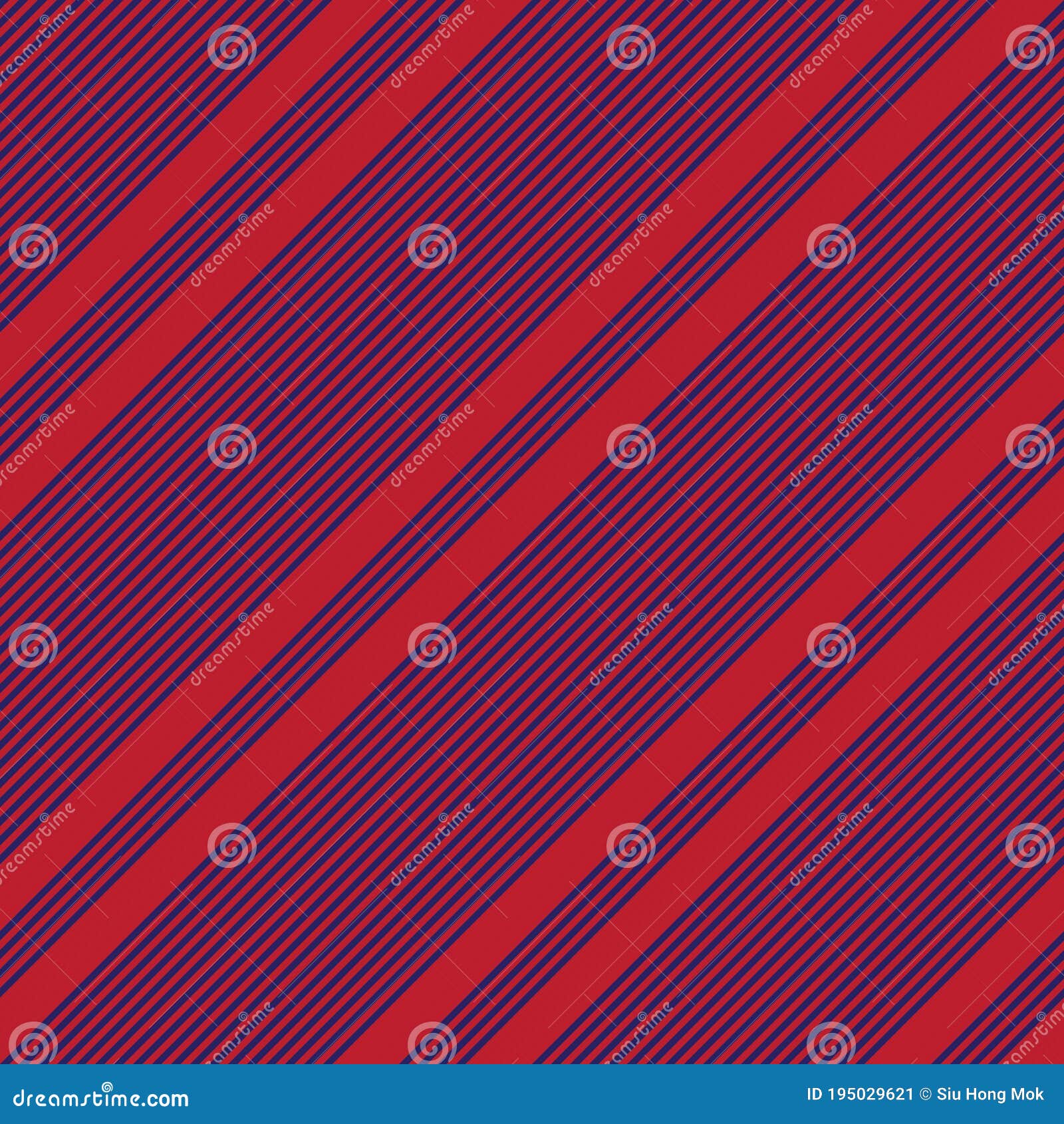 Red and Blue Stripe Seamless Pattern Background in Diagonal Style Stock ...