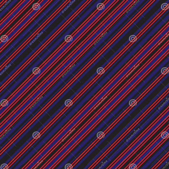 Red and Blue Stripe Seamless Pattern Background in Diagonal Style Stock ...