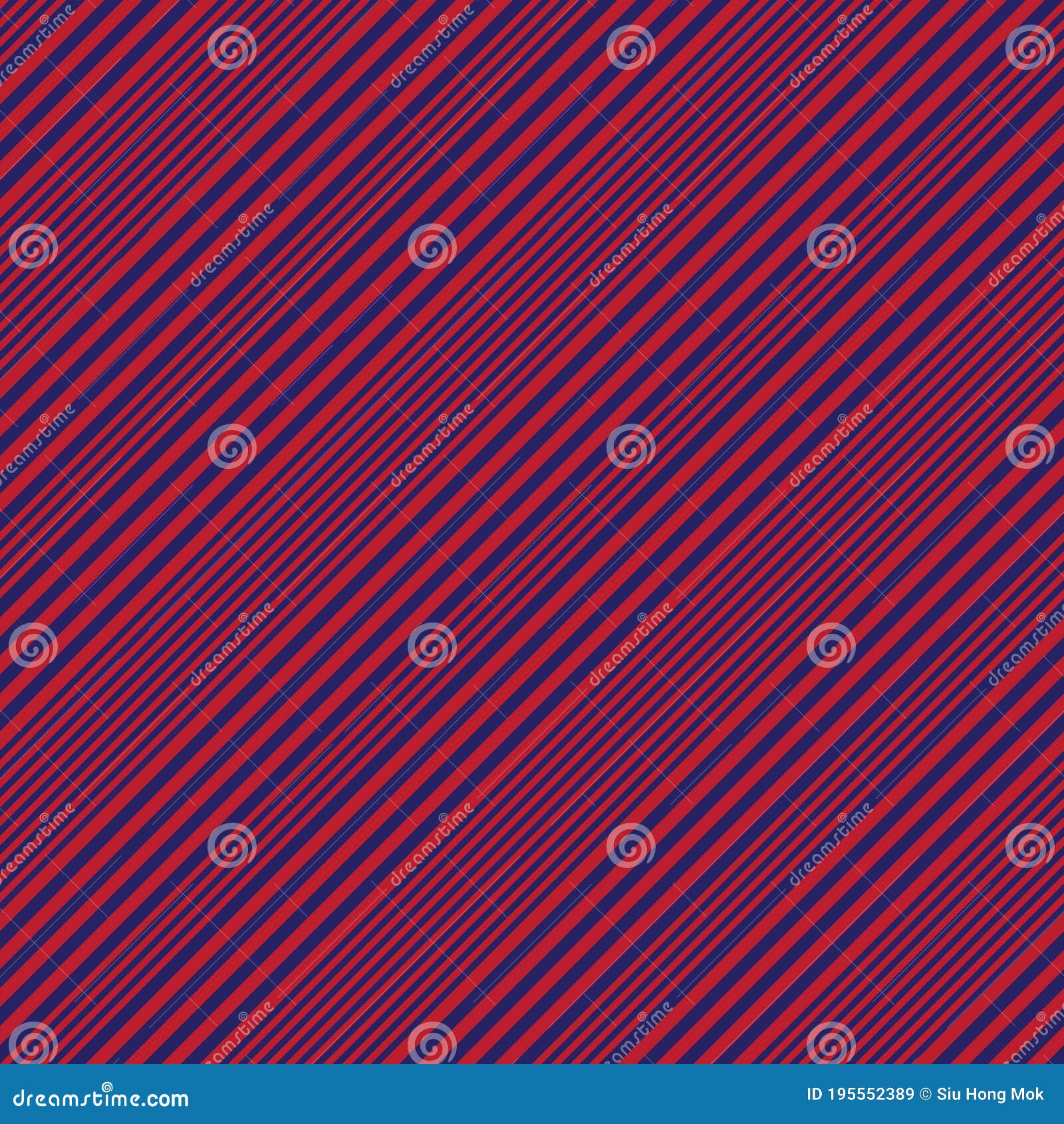 Red and Blue Stripe Seamless Pattern Background in Diagonal Style Stock ...