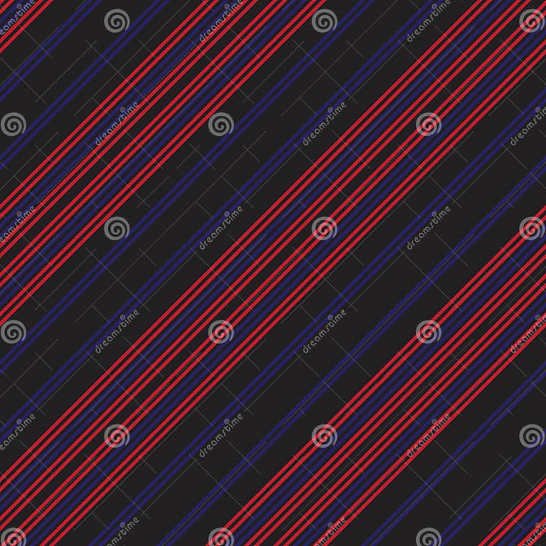 Red and Blue Stripe Seamless Pattern Background in Diagonal Style Stock ...