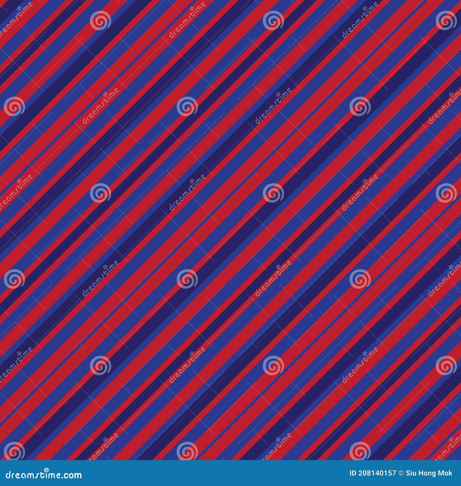 Red and Blue Stripe Seamless Pattern Background in Diagonal Style Stock ...