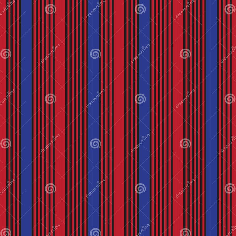 Red and Blue Stripe Seamless Pattern Background in Vertical Style Stock ...