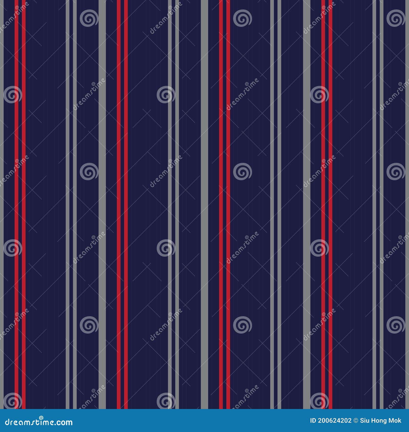 Red and Blue Stripe Seamless Pattern Background in Vertical Style Stock ...