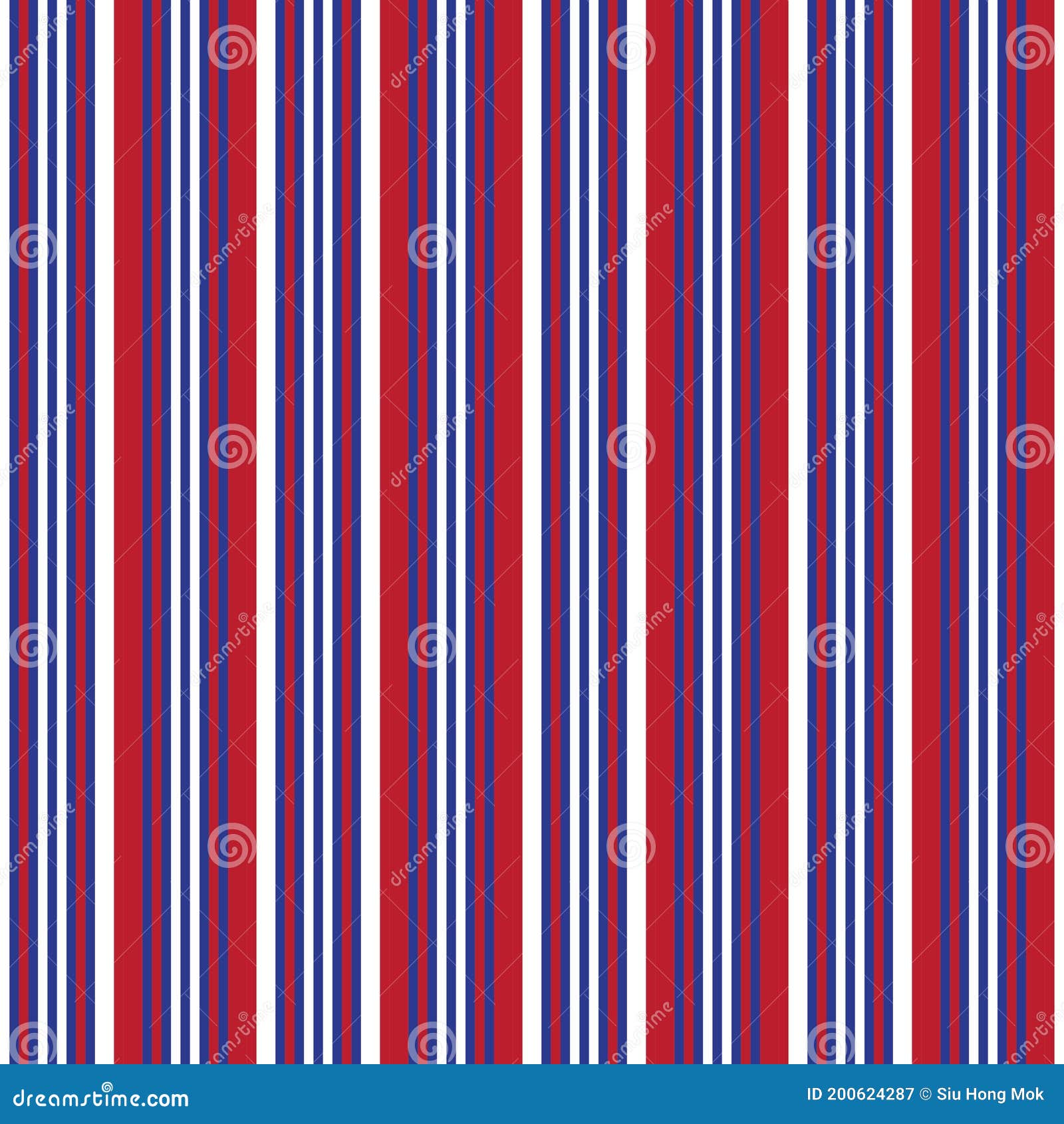 Red and Blue Stripe Seamless Pattern Background in Vertical Style Stock ...