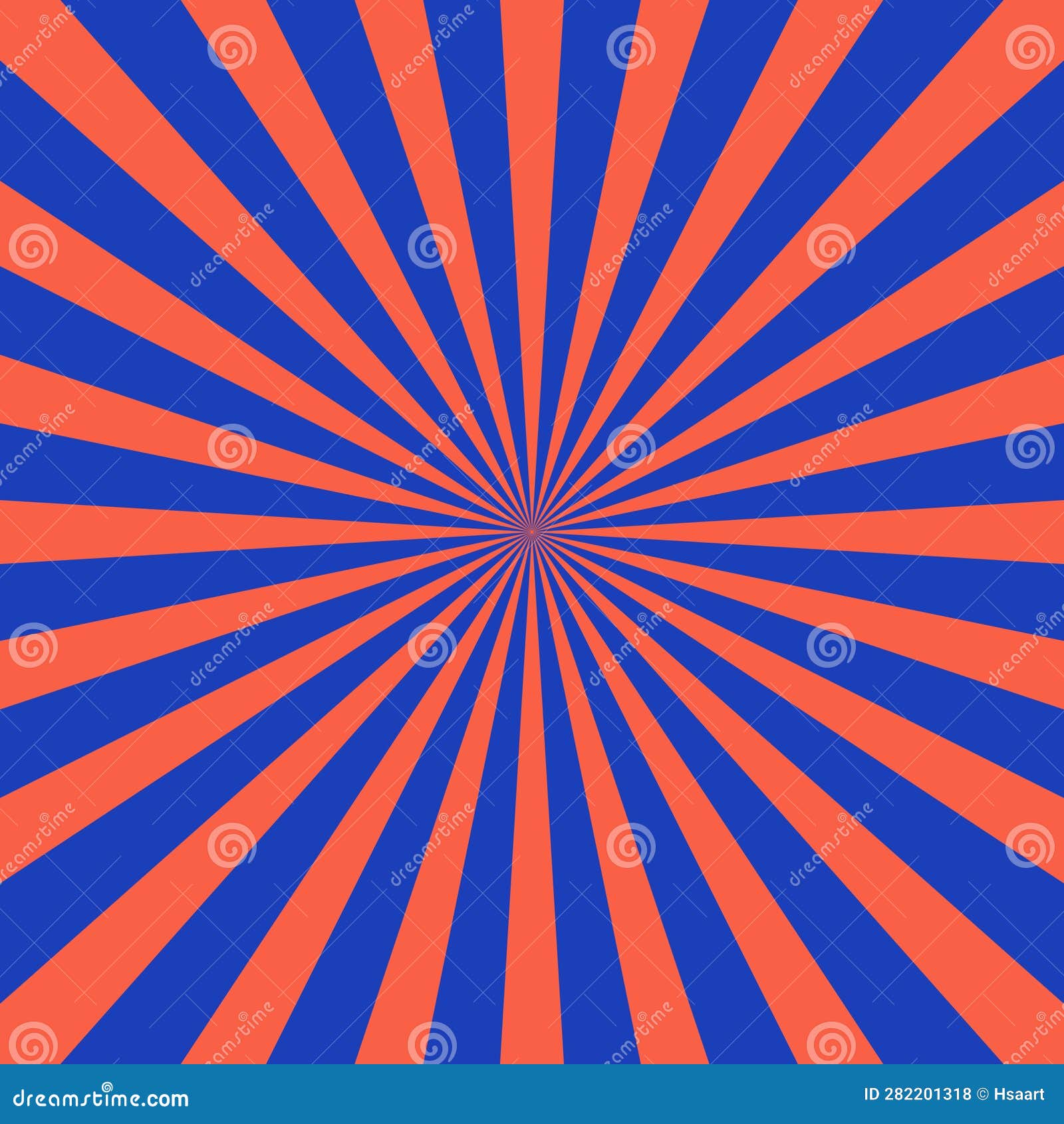 Red and Blue Sunburst Modern Background Stock Vector - Illustration of ...