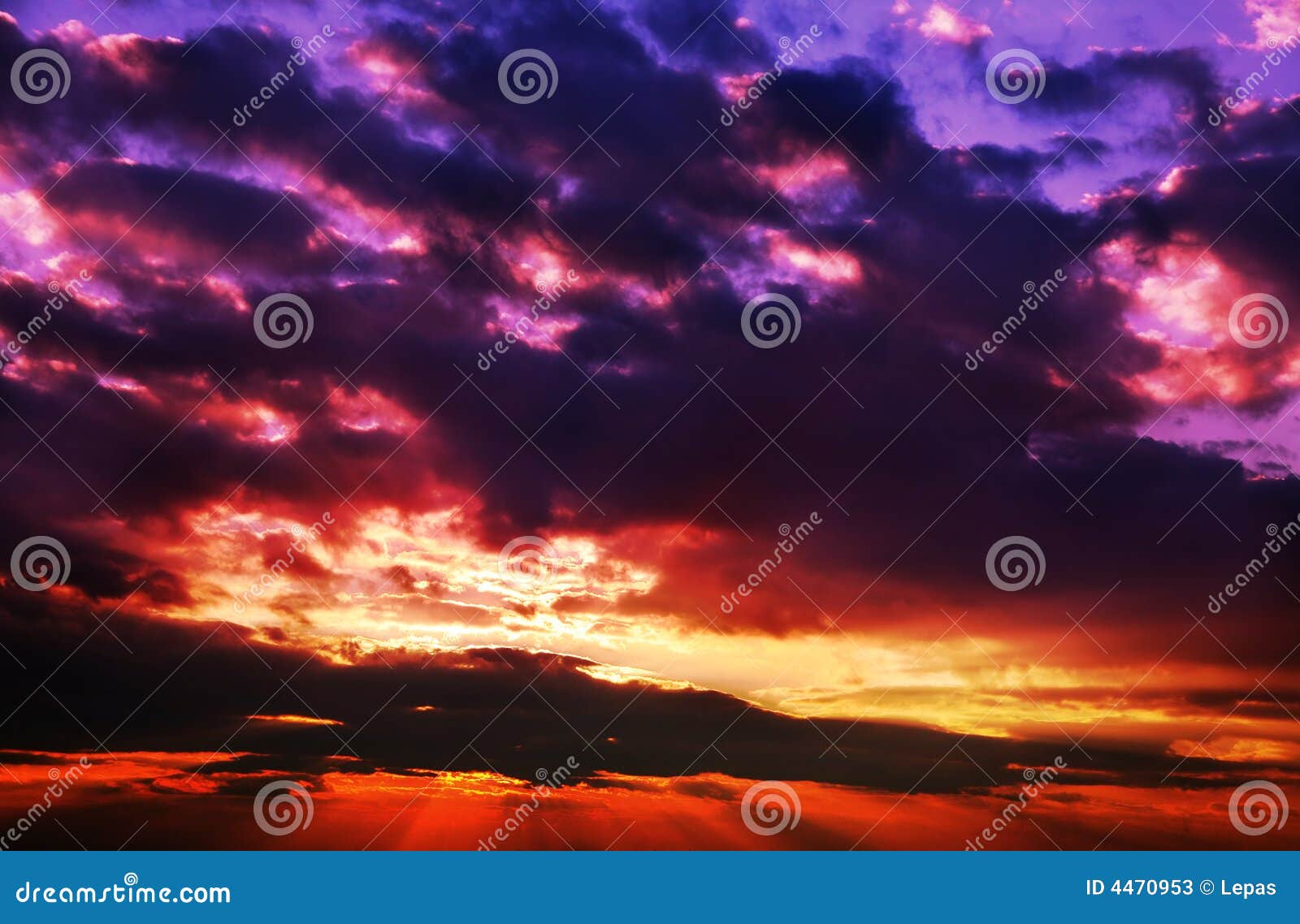 Red blue sunset stock image. Image of black, orange, cloud - 4470953