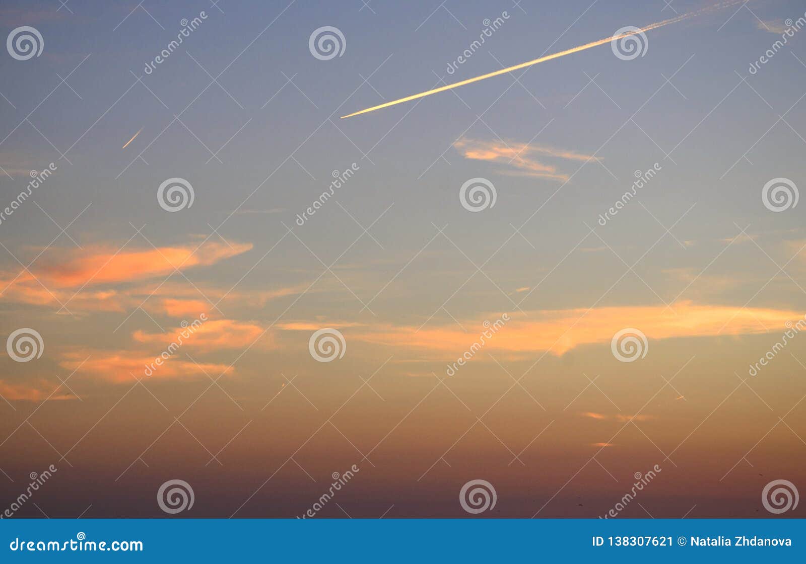 Red and Blue Sunset Sky, Sea Shore Stock Image - Image of idyllic ...