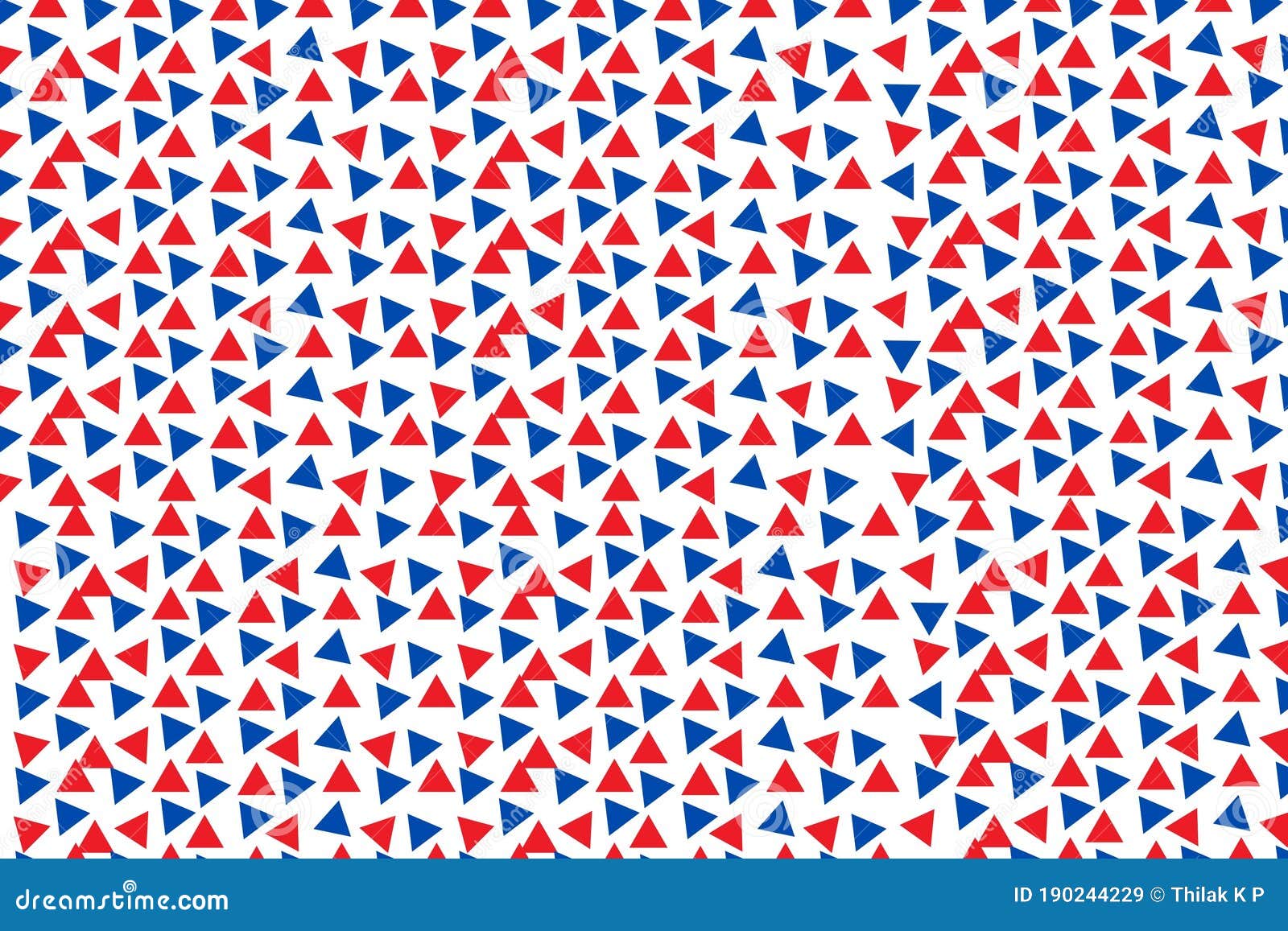 Red & Blue Triangle Abstract Geometric Modern Background Stock ...