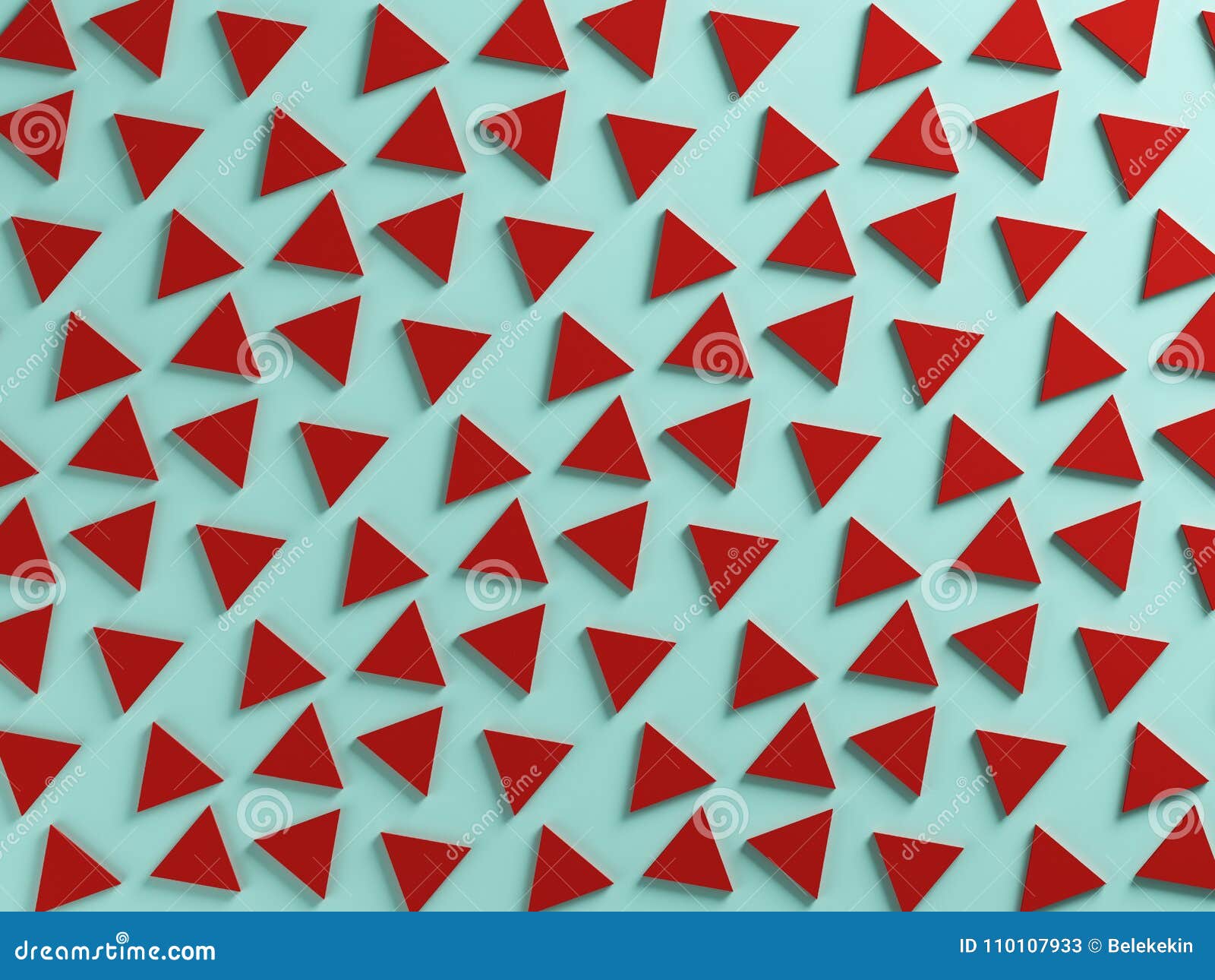 Red and Bue Triangular Textured Background Stock Illustration ...