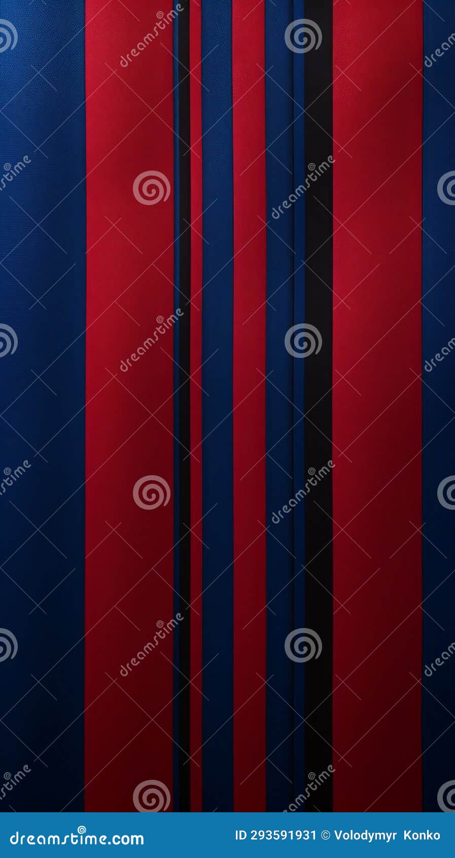 A Red and Blue Wall with Vertical Stripes Stock Illustration ...
