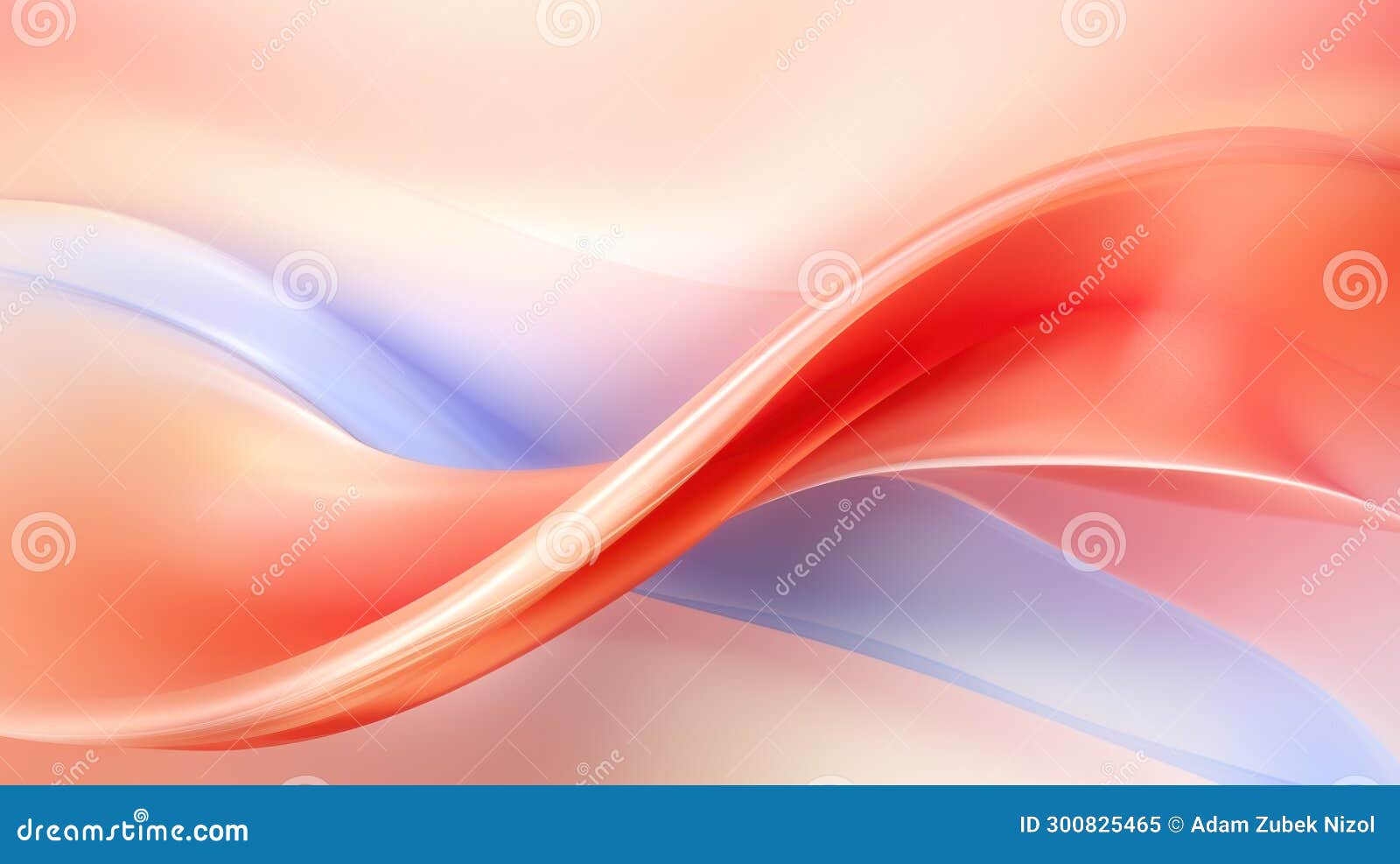 A red and blue wavy lines stock illustration. Illustration of abstract ...