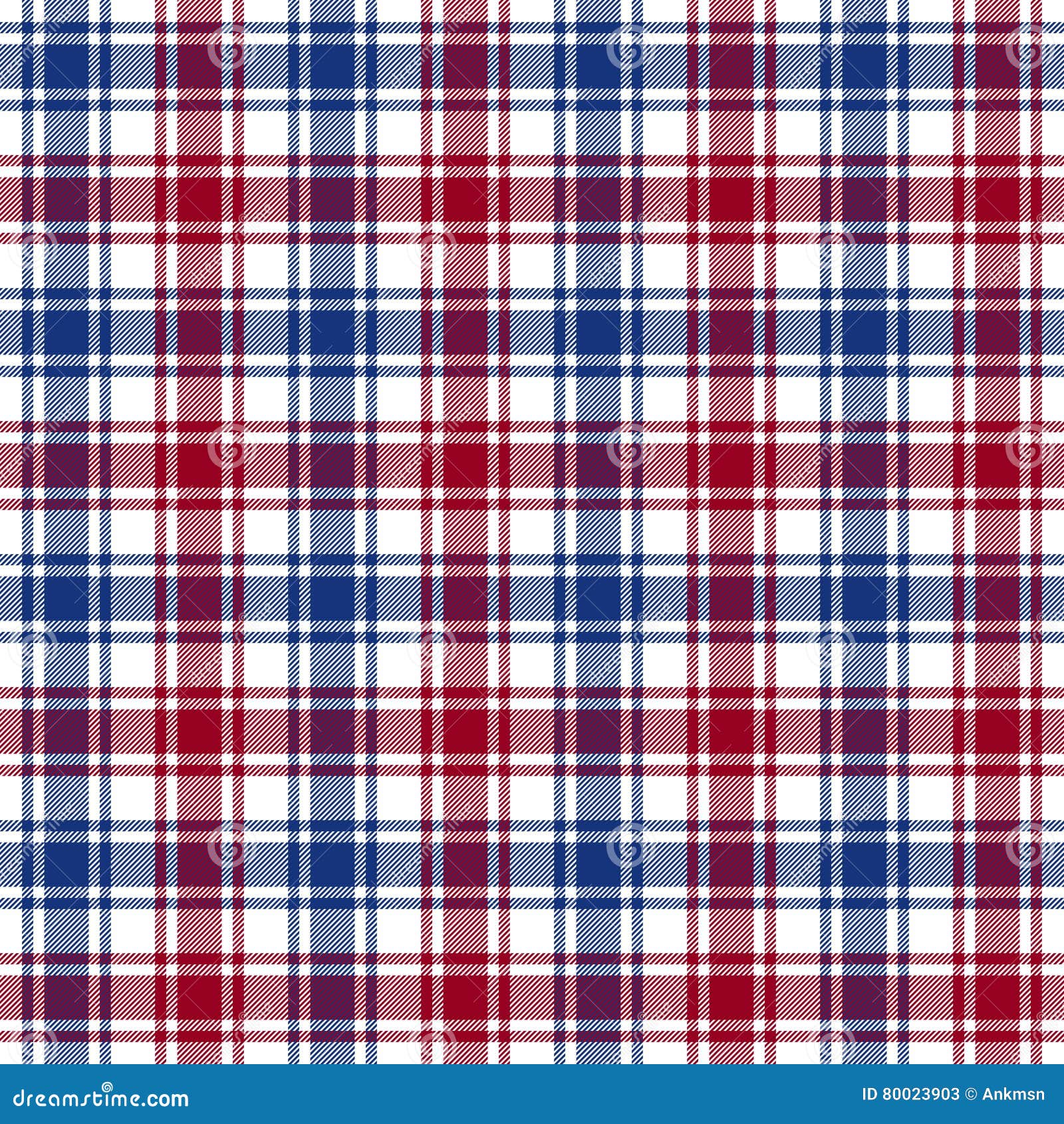 Red Blue White Check Texture Seamless Pattern Stock Vector ...