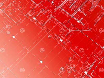 Red blueprint stock illustration. Illustration of architects - 1674369