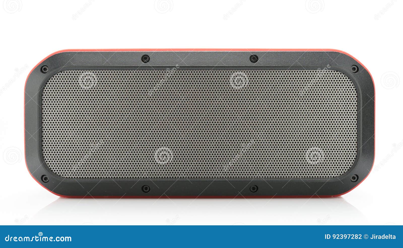 Red Bluetooth Speaker stock photo. Image of bluetooth - 92397282