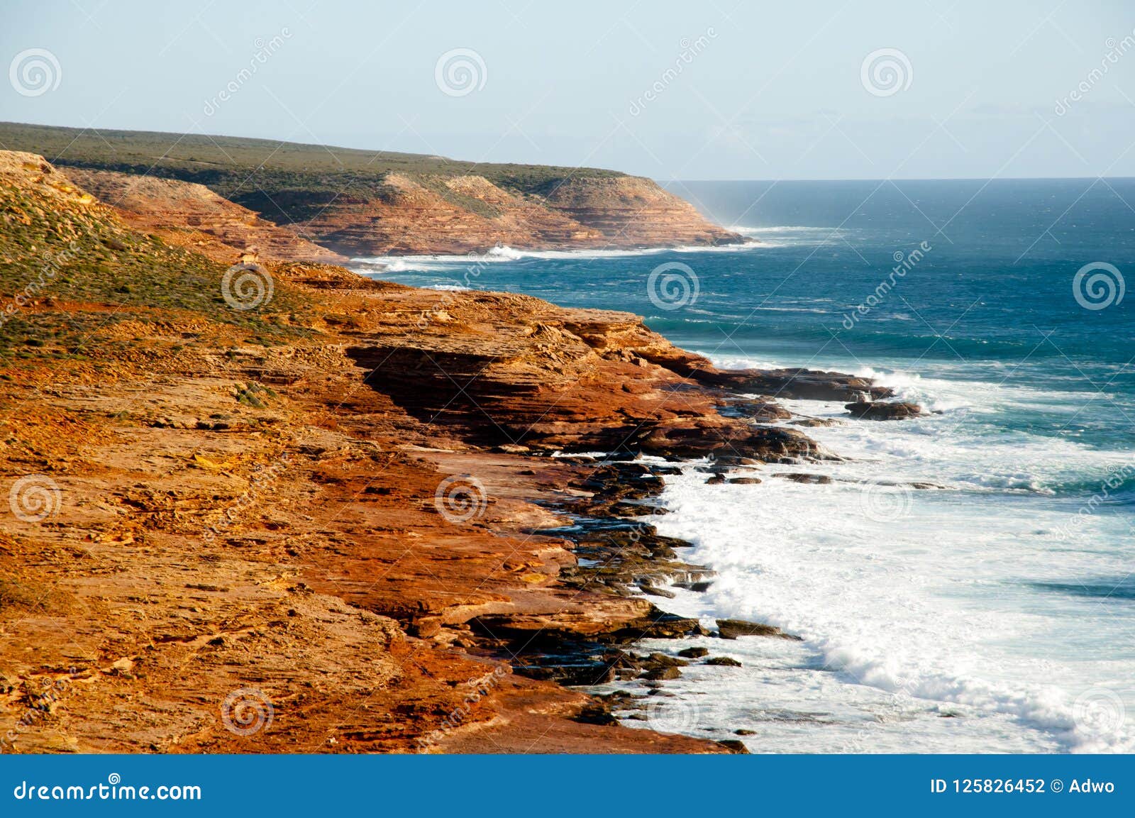 Red Bluff Sandstone stock photo. Image of destination - 125826452