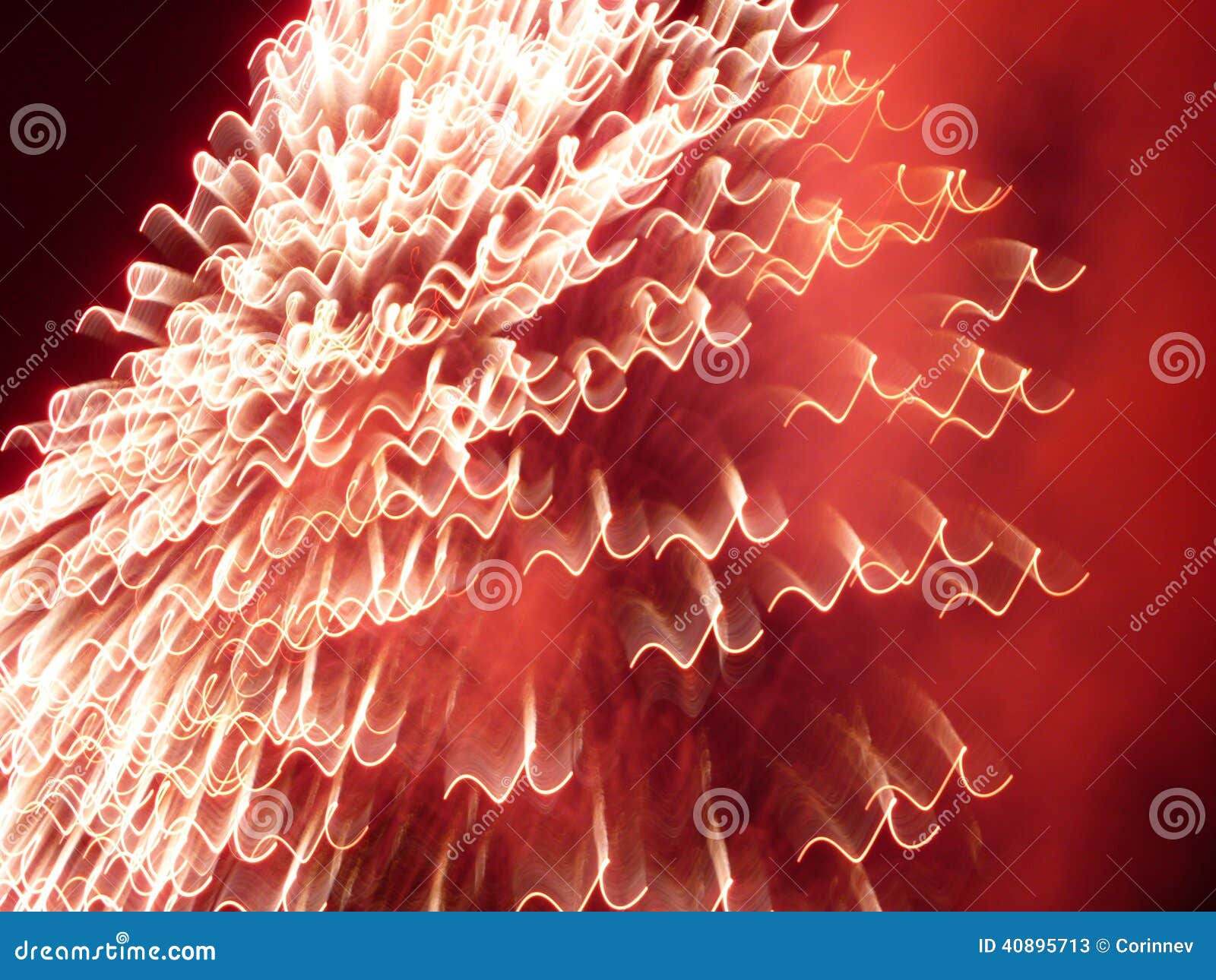 Red Blur and White Flash and Squiggles on a Black Background Stock ...