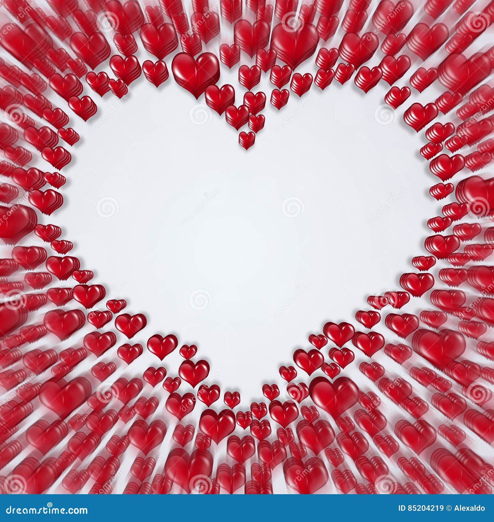 Red Blurred Hearts stock illustration. Illustration of wedding - 85204219