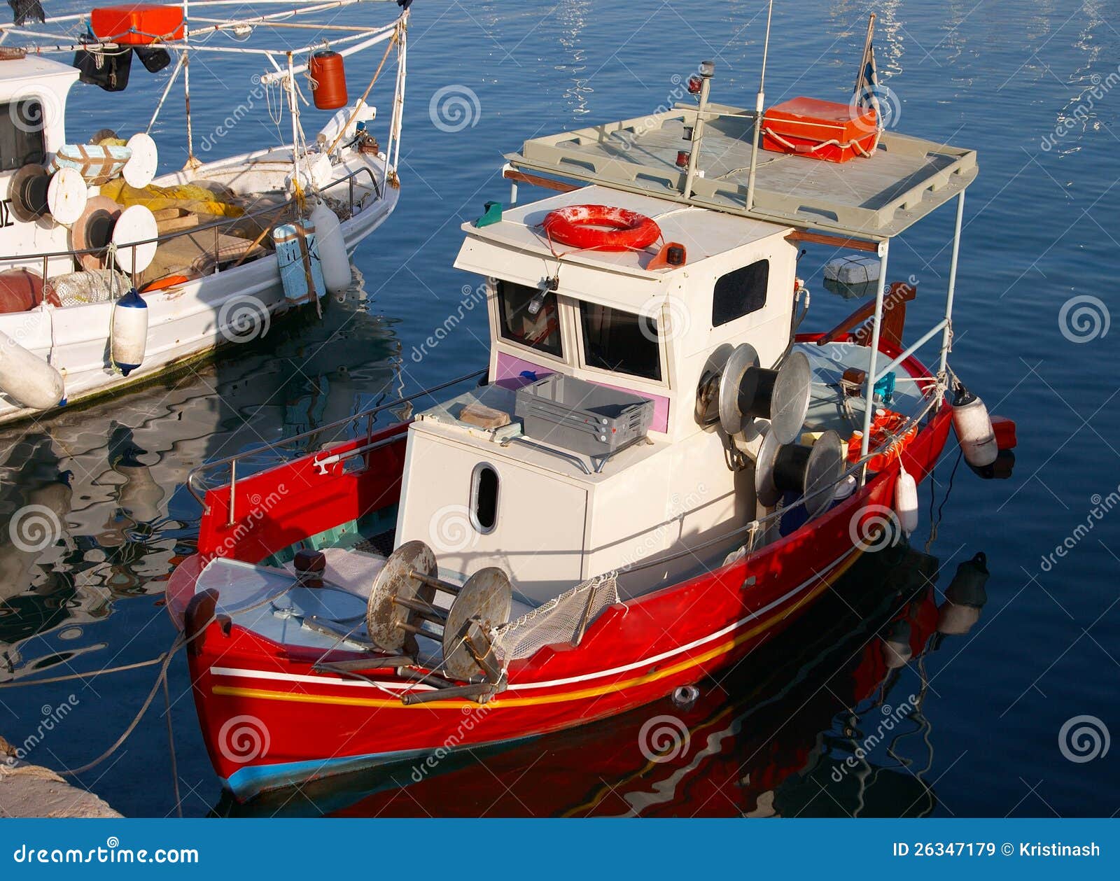 Red boat stock image. Image of boat, fisherman, travel - 26347179