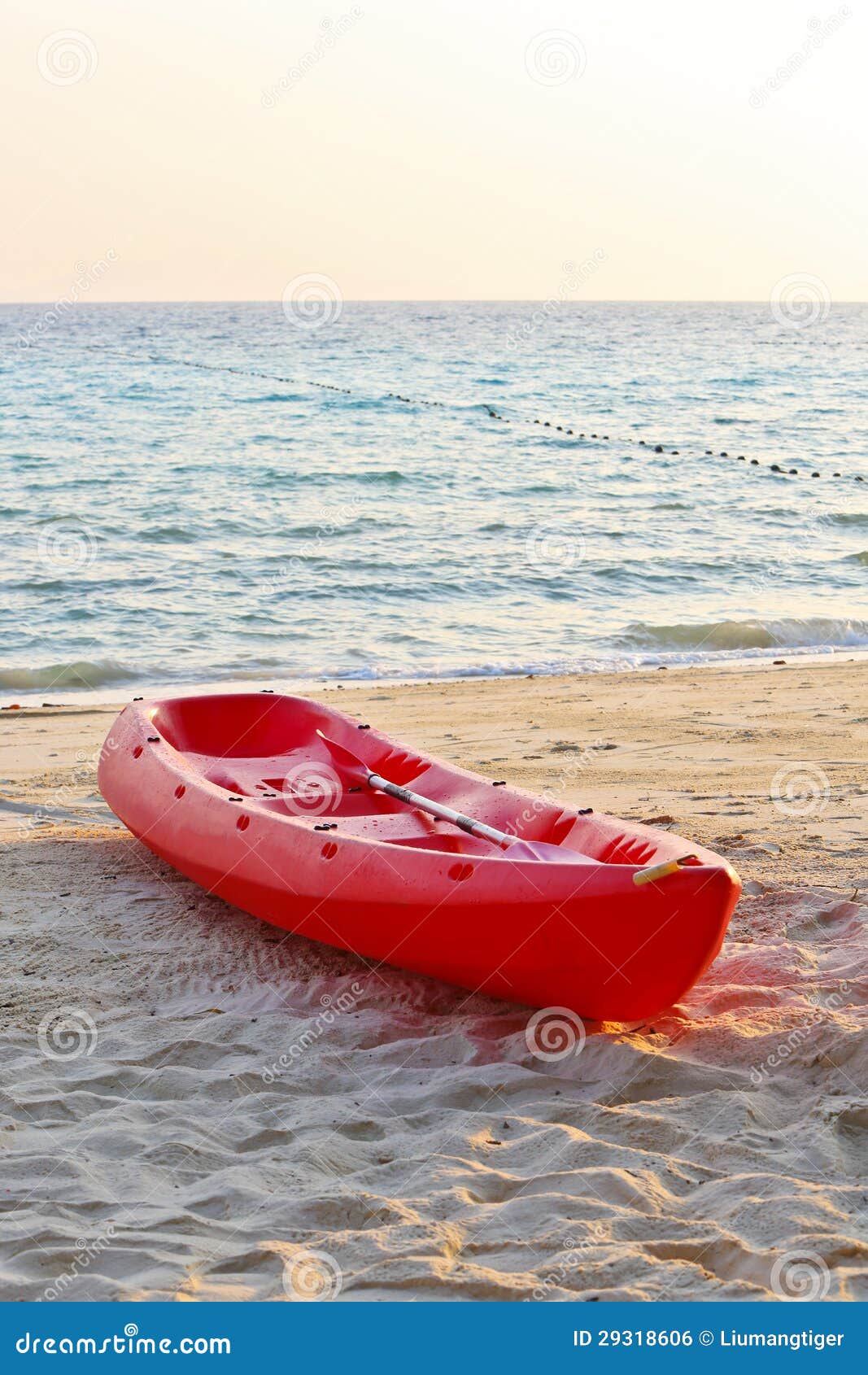 Red boat on the beach stock photo. Image of boat, beach - 29318606