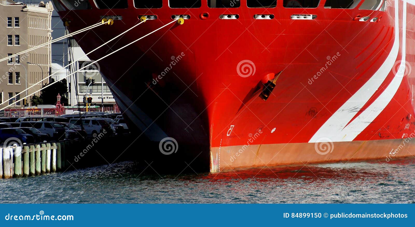 Red Boat Bow. Picture Image: 84899150