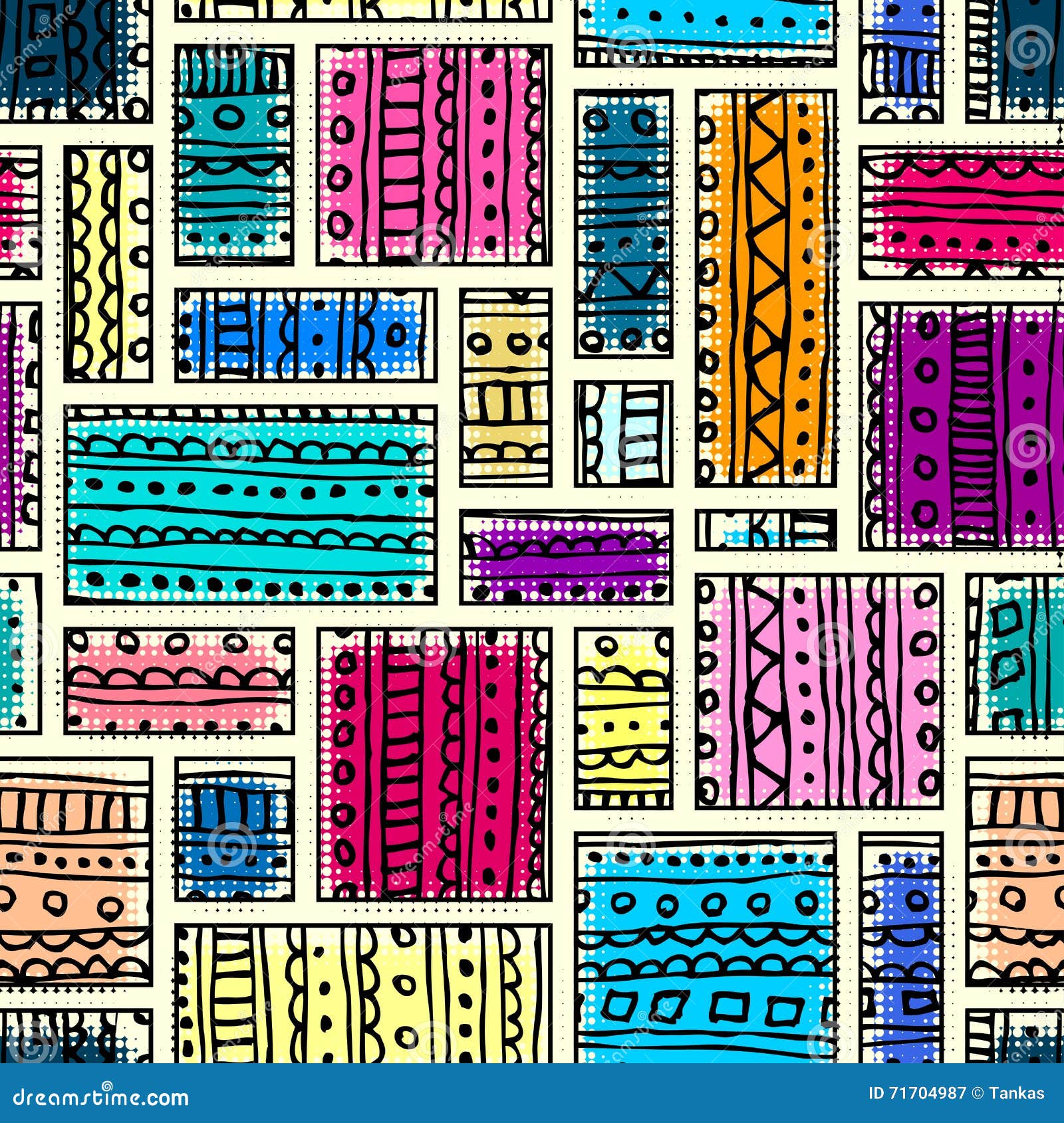 Red boho pattern stock vector. Illustration of carpet - 71704987