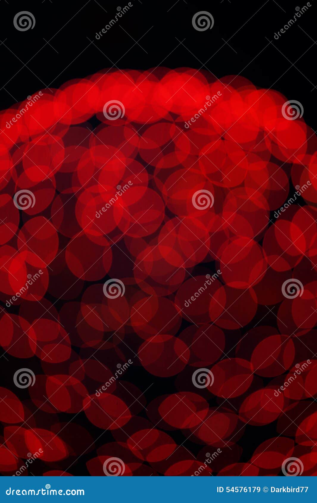Red Bokeh Abstract Background With Defocused Lights Stock Image Image