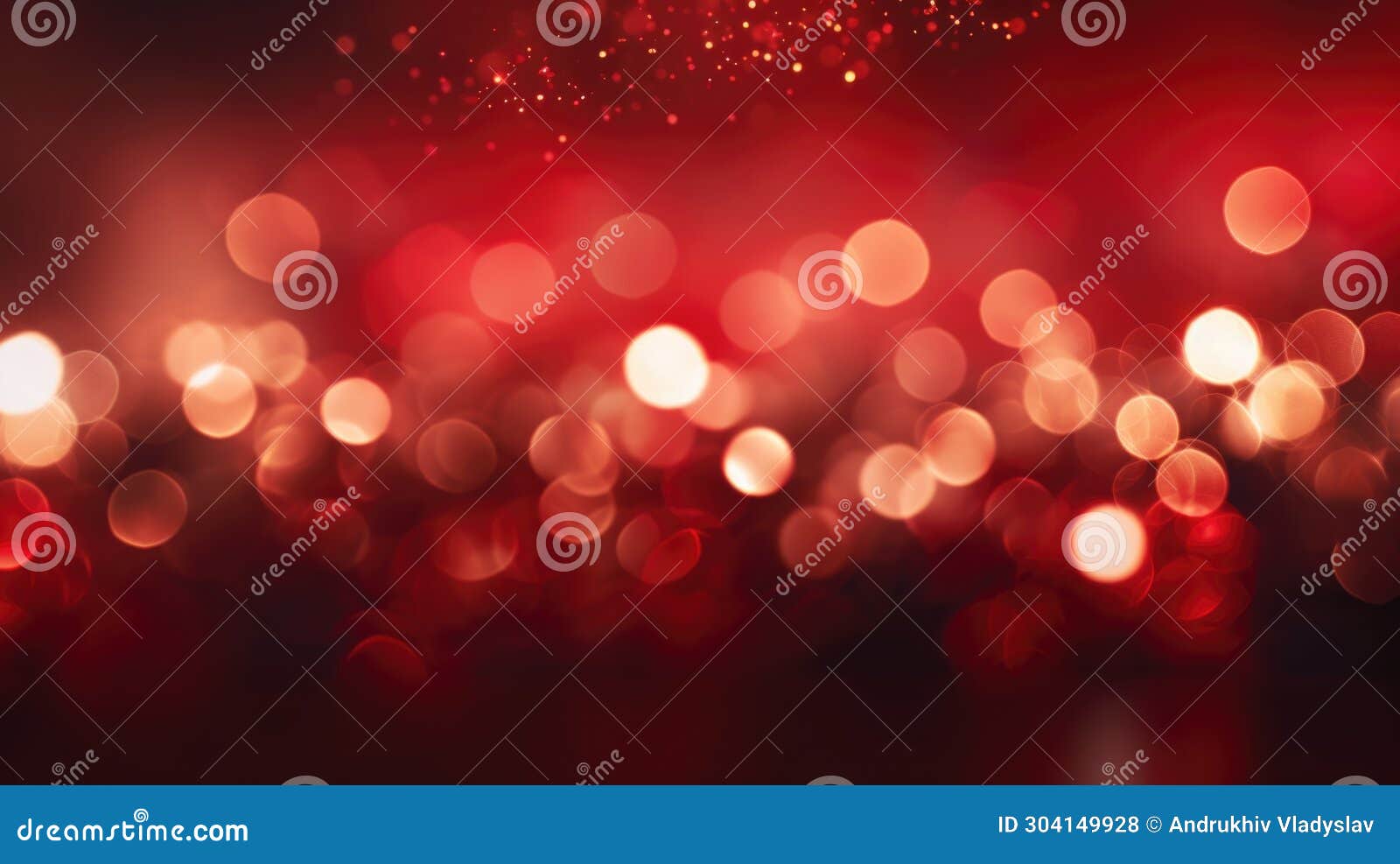 Red Bokeh Background, Abstract Illustration Stock Illustration ...