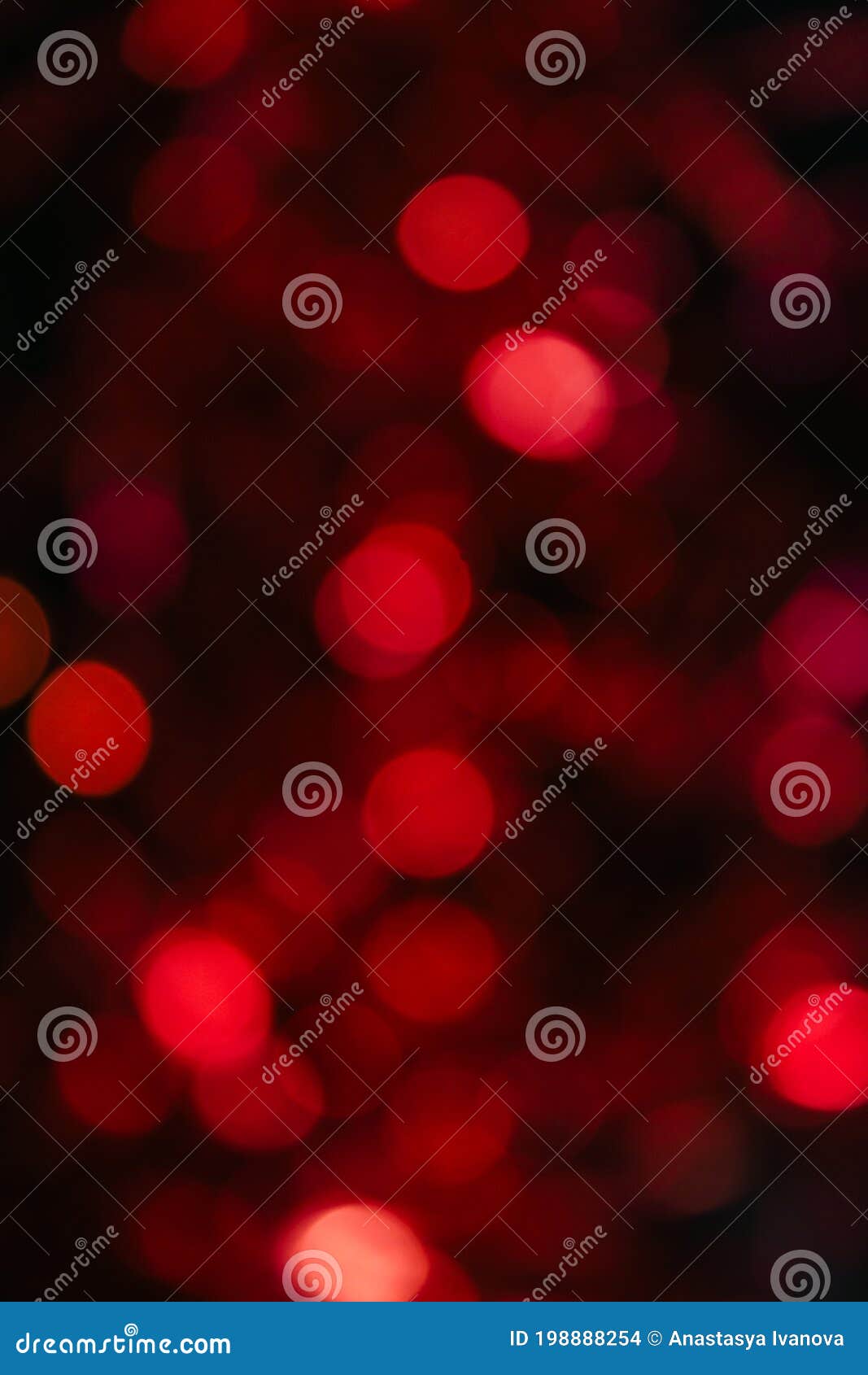 Red Bokeh on a Black Background, Out of Focus, Red Background, Blurry ...
