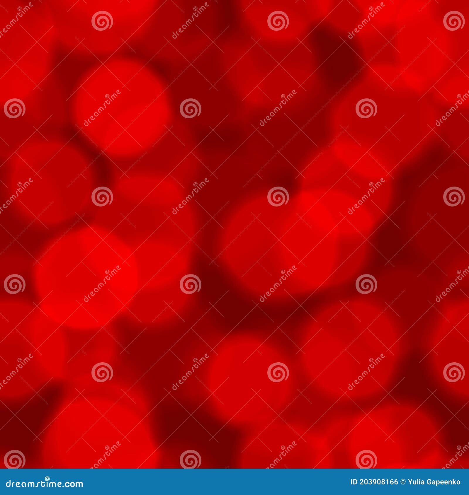 Red Bokeh Seamless Pattern Background Design. Vector Illustration Stock ...