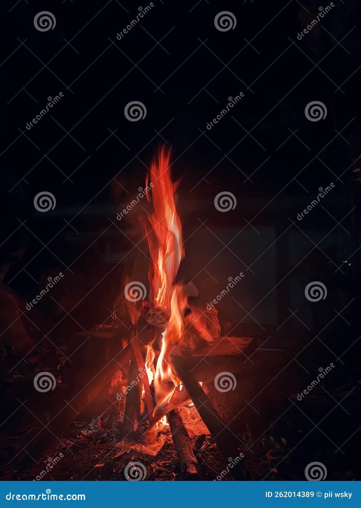 Red bonfire stock image. Image of devils, bonfire, dark - 262014389