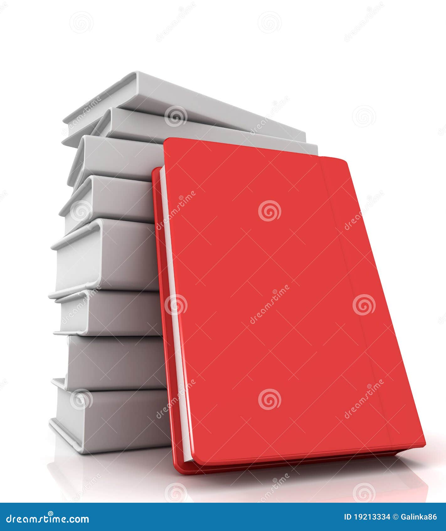 Red book stock illustration. Illustration of reflection - 19213334