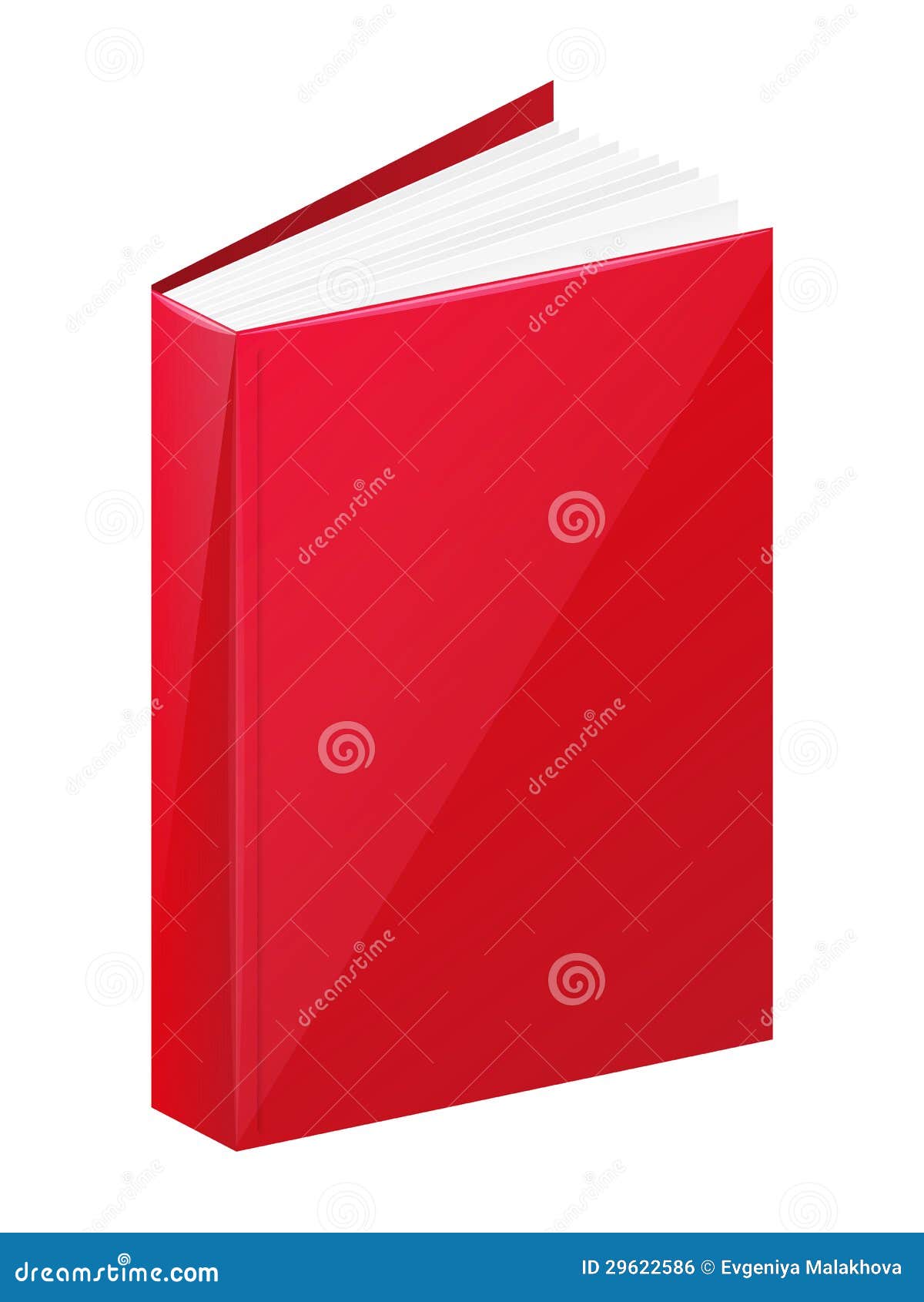Red book stock vector. Illustration of science, library - 29622586