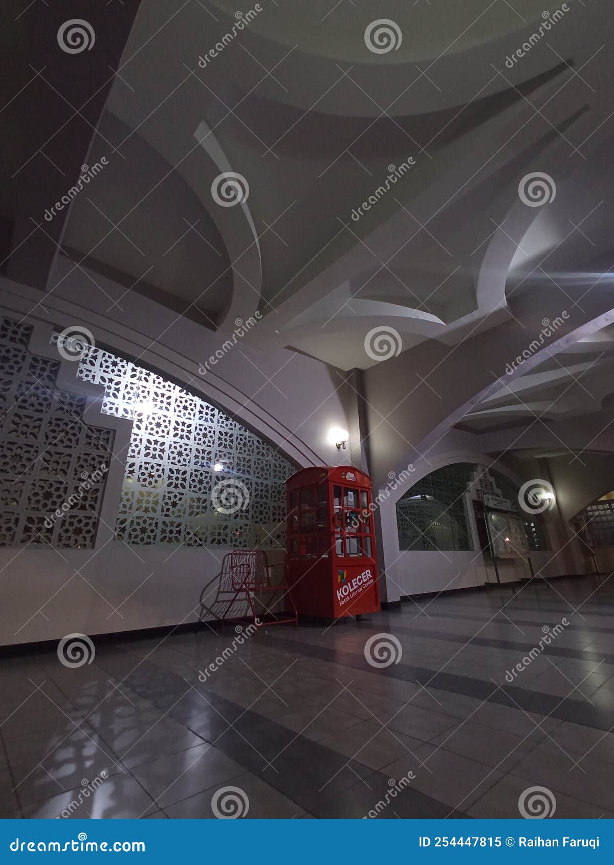 The Red Book Box in the Lobby of the Mosque Editorial Image - Image of ...