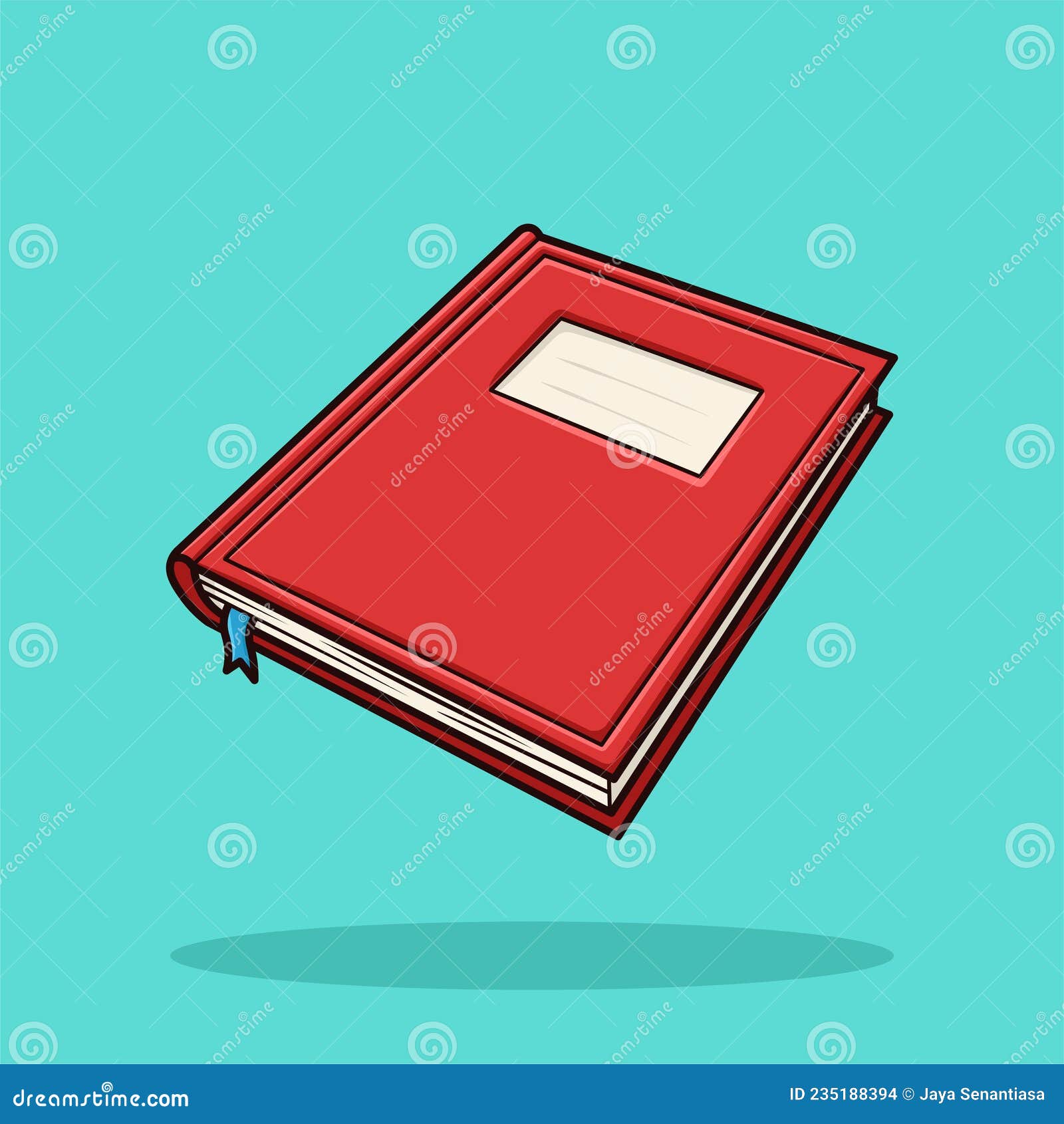 Red Book Cartoon Vector Illustration | CartoonDealer.com #235188394