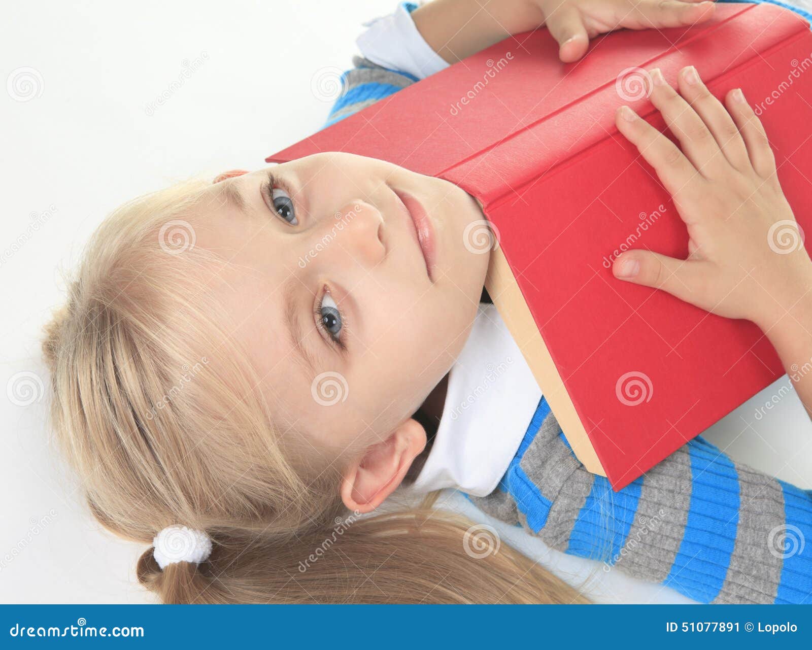 Red Book child stock image. Image of little, modern, knowledge - 51077891