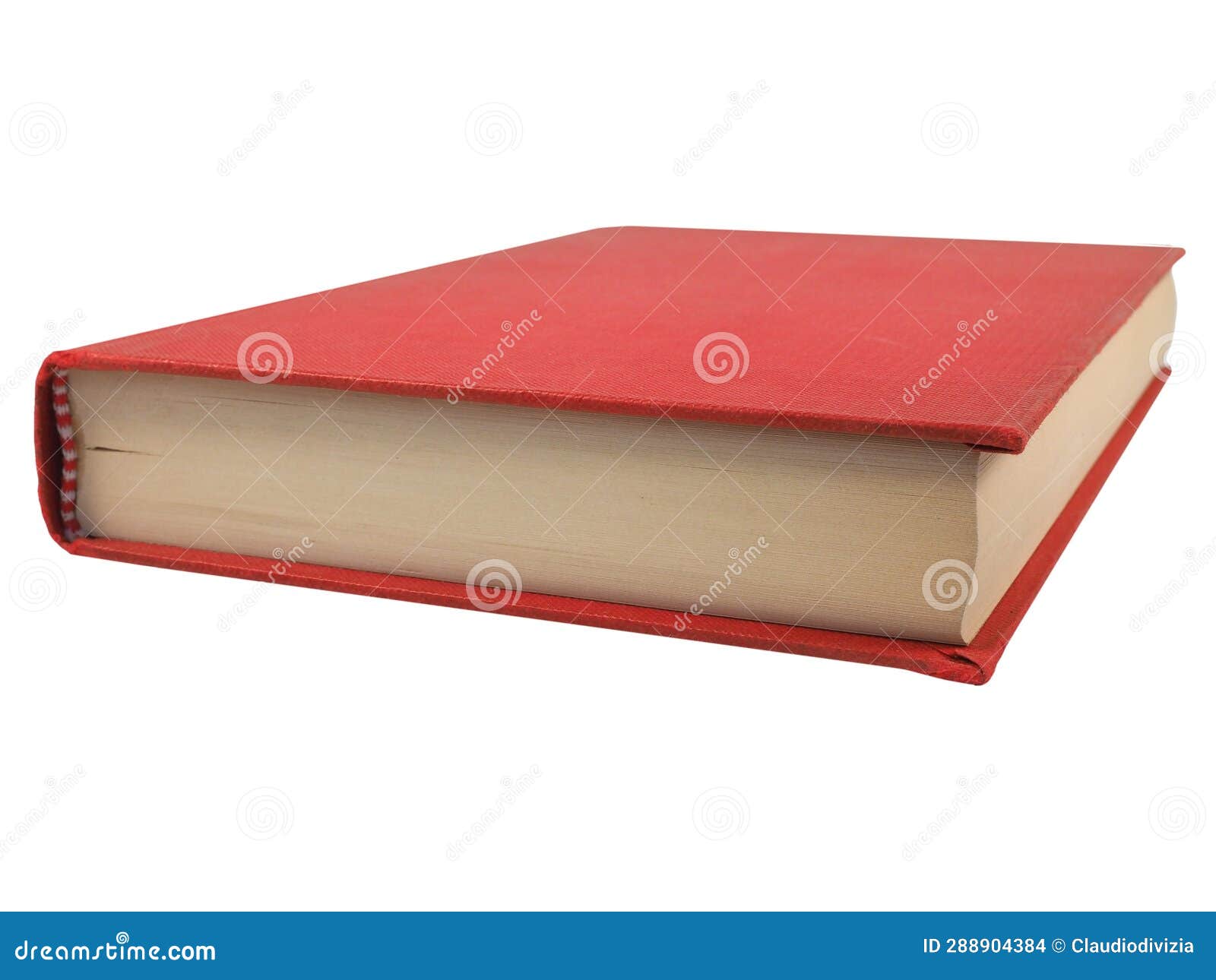 Red Book Isolated Over White Stock Photo - Image of cover, paper: 288904384