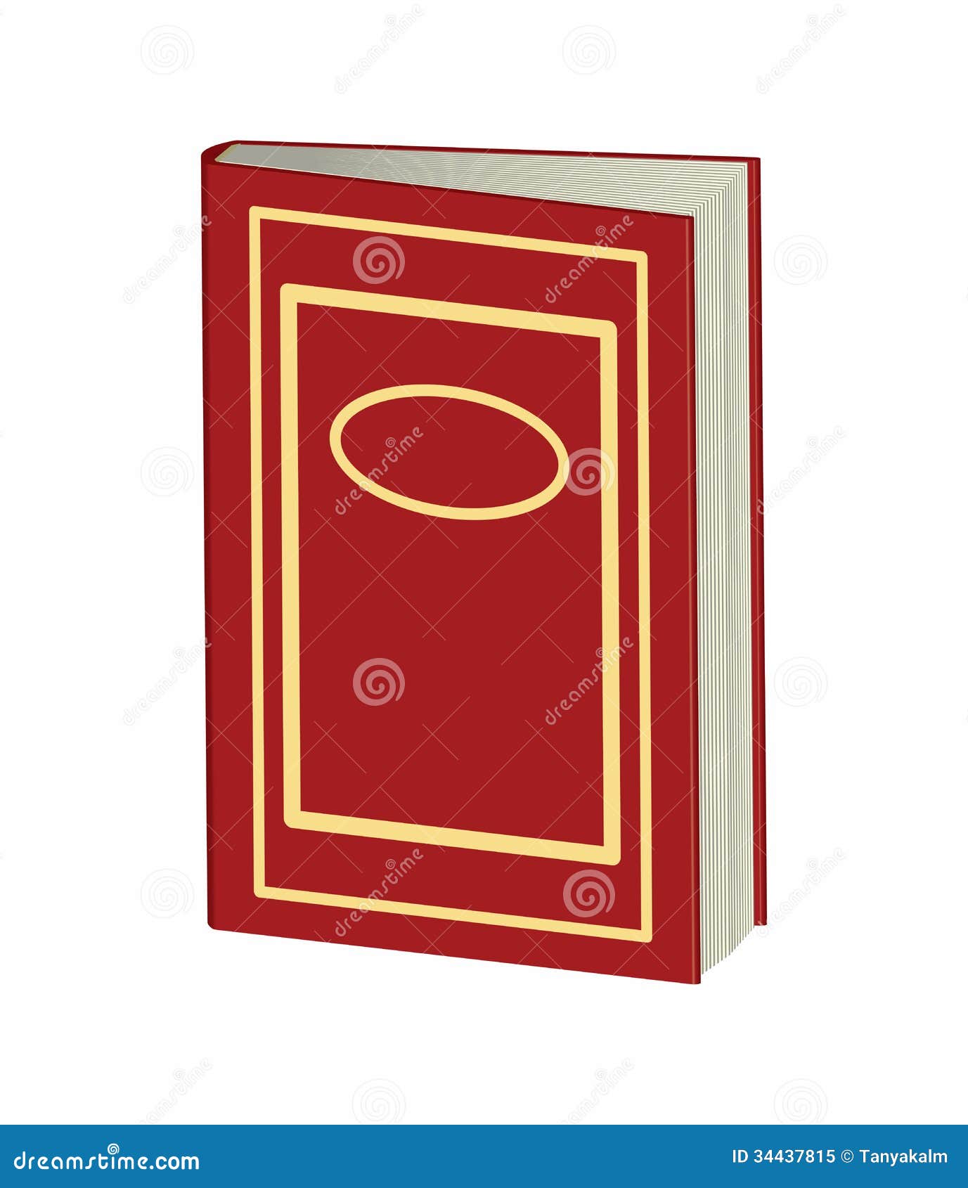 Red book stock vector. Illustration of diary, study, dictionary - 34437815